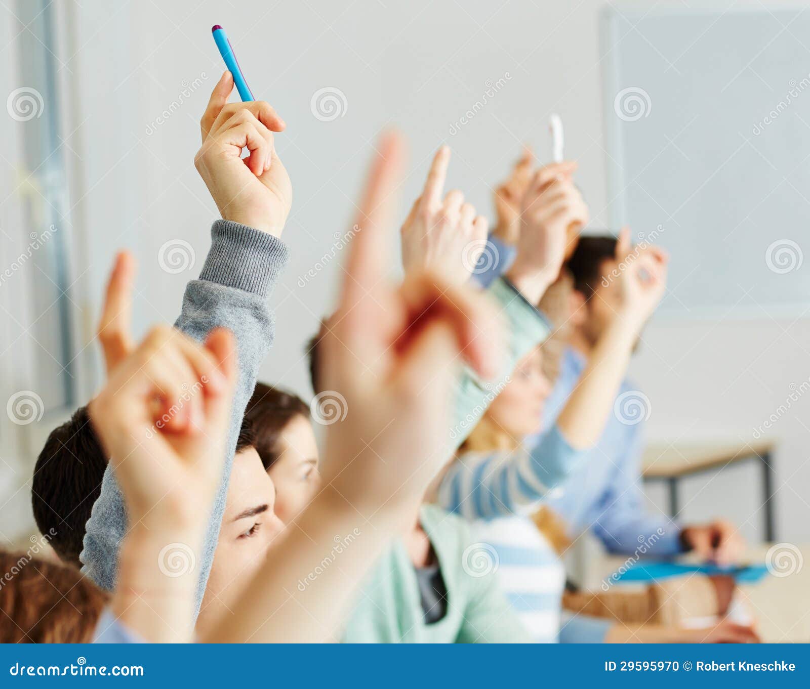 Students Raising Hands in Class Stock Photo - Image of hand, finger ... Students Raising Hands in Class Stock Photo - Image of hand, finger ...