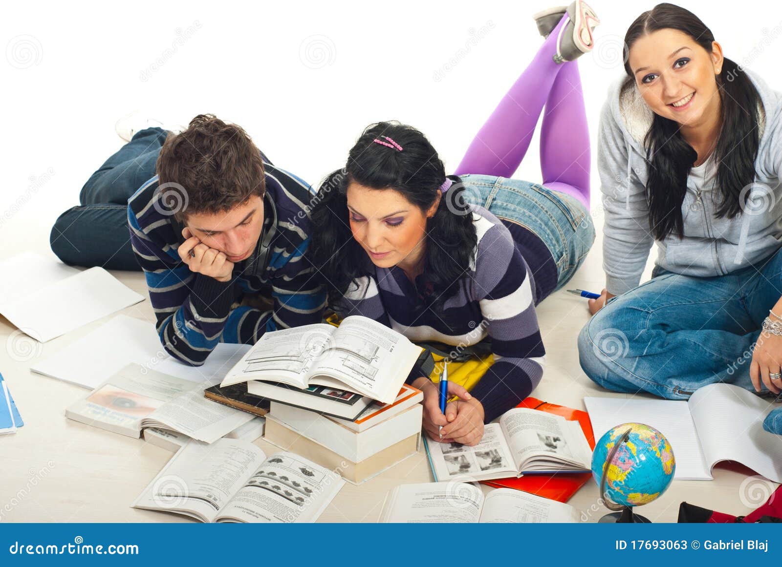 Students Reading Books Home Stock Image - Image of hold, friendship ...