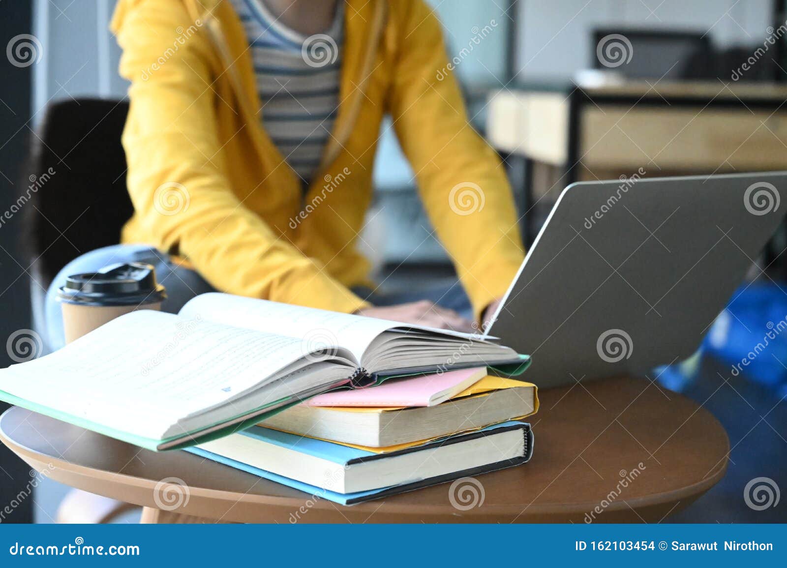 Students are Reading Books and Taking Notes for Exam Preparation Stock ...