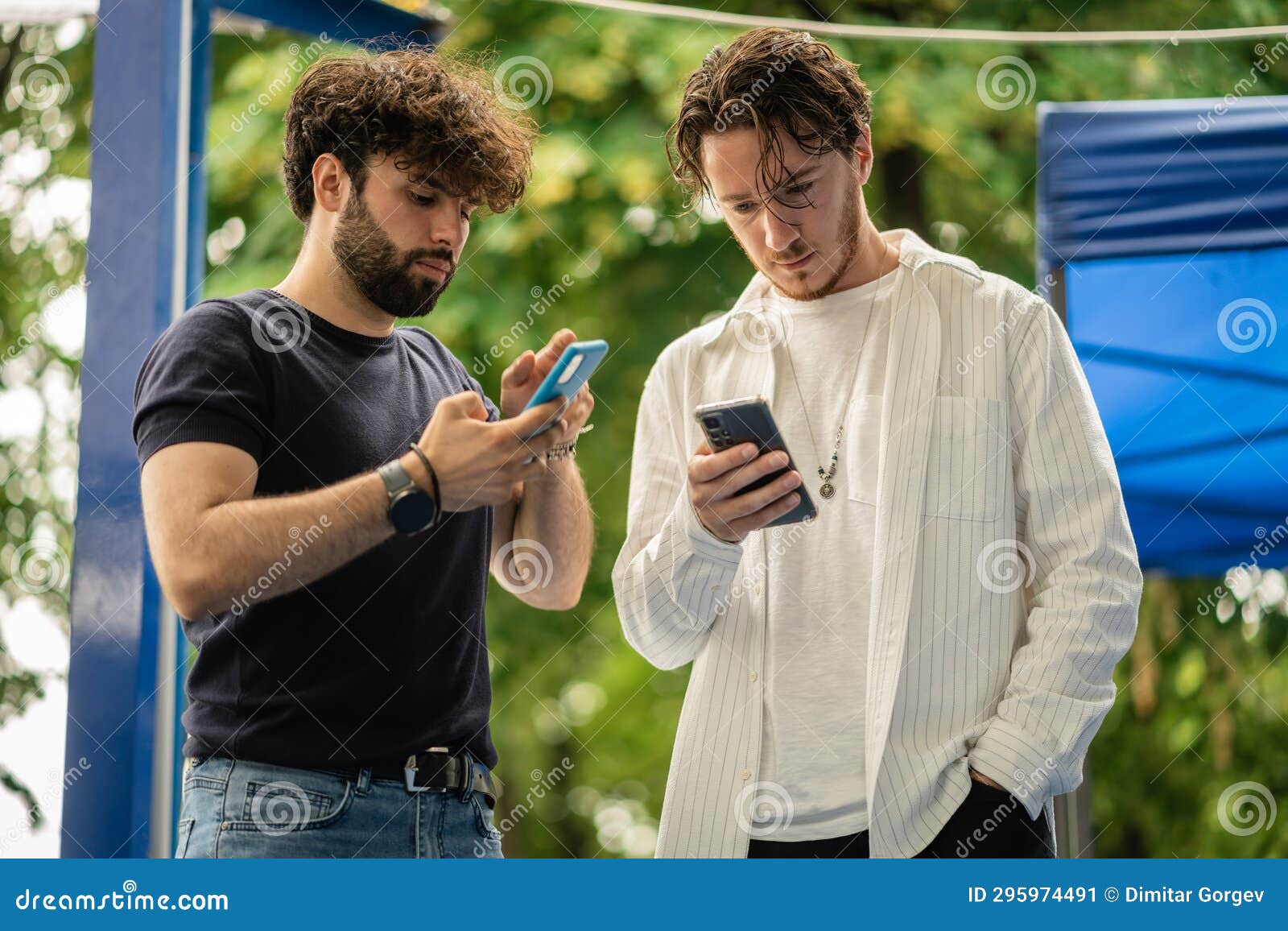 Students Reviewing Subject before Exam at the University Quad. Stock ...