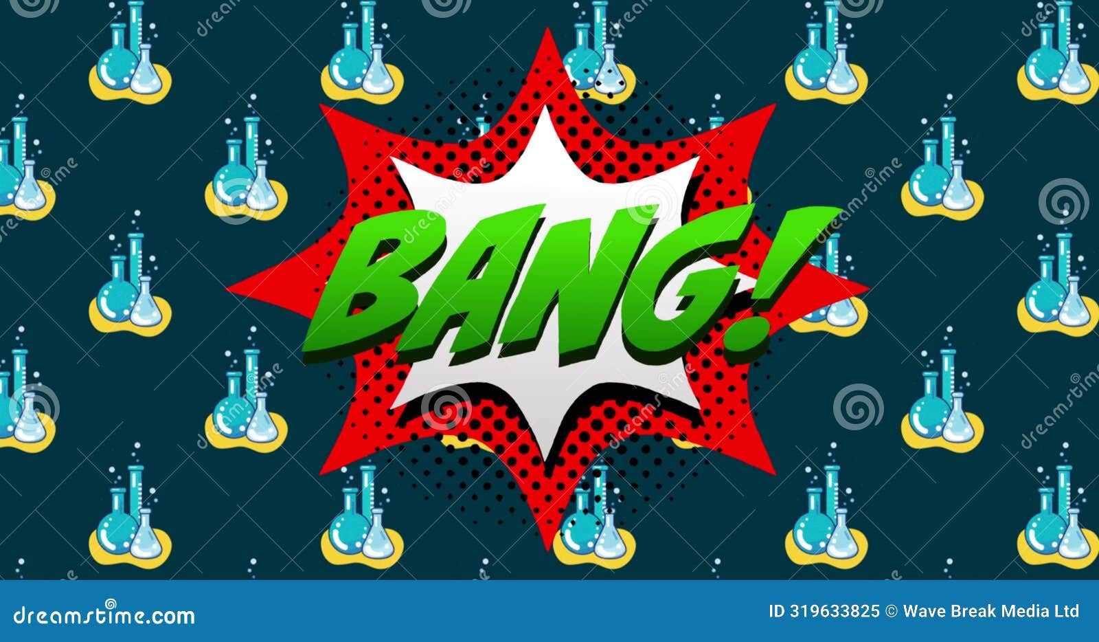 Students in School, Creating Comic Book Art with Colorful Patterns ...