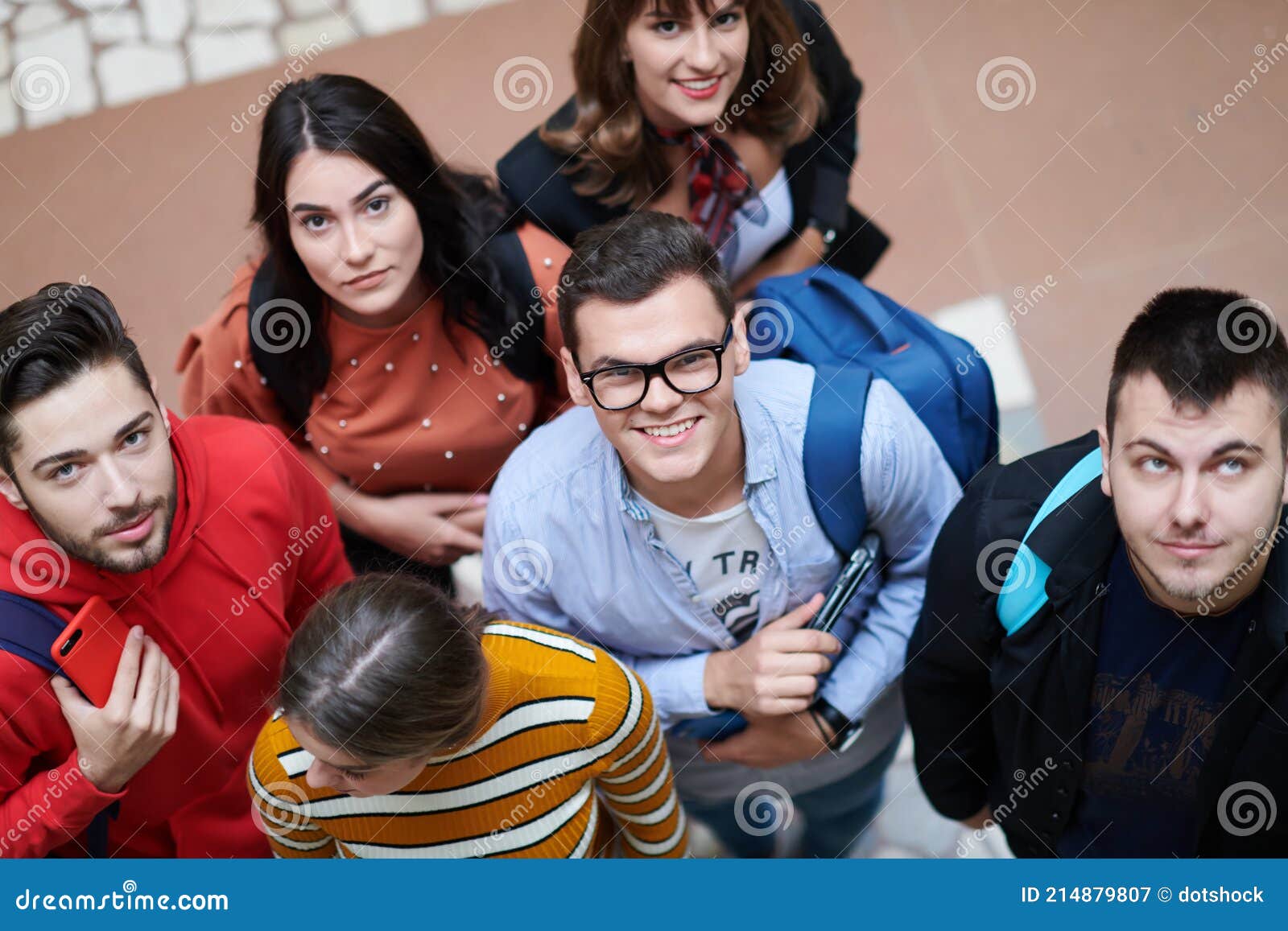 Students in School Together in Problem Stock Image - Image of college ...