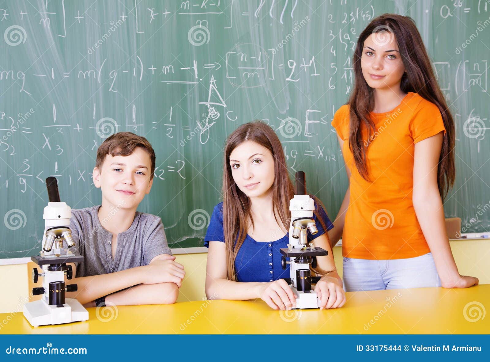 Students in science class stock photo. Image of class - 33175444