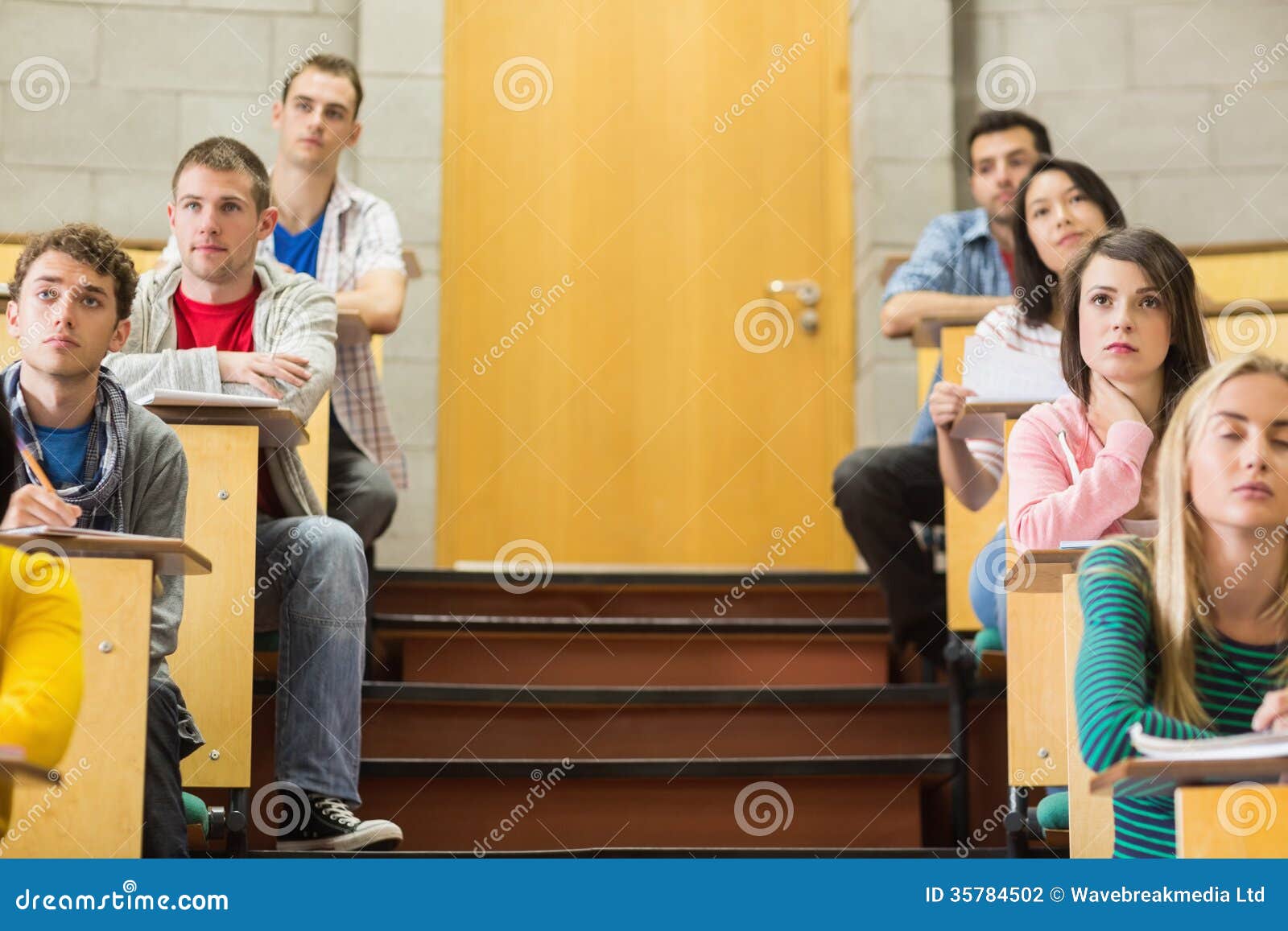 Students Sitting at the Lecture Hall Stock Photo - Image of casual ...