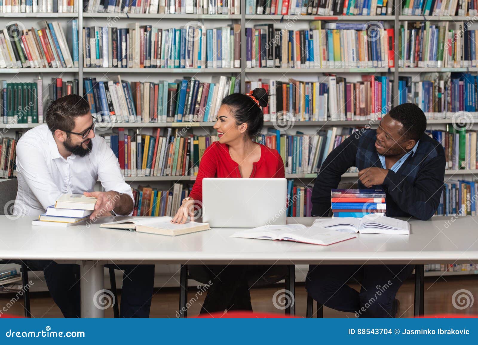 Students Sleeping in Library Stock Photo - Image of hard, partners ...