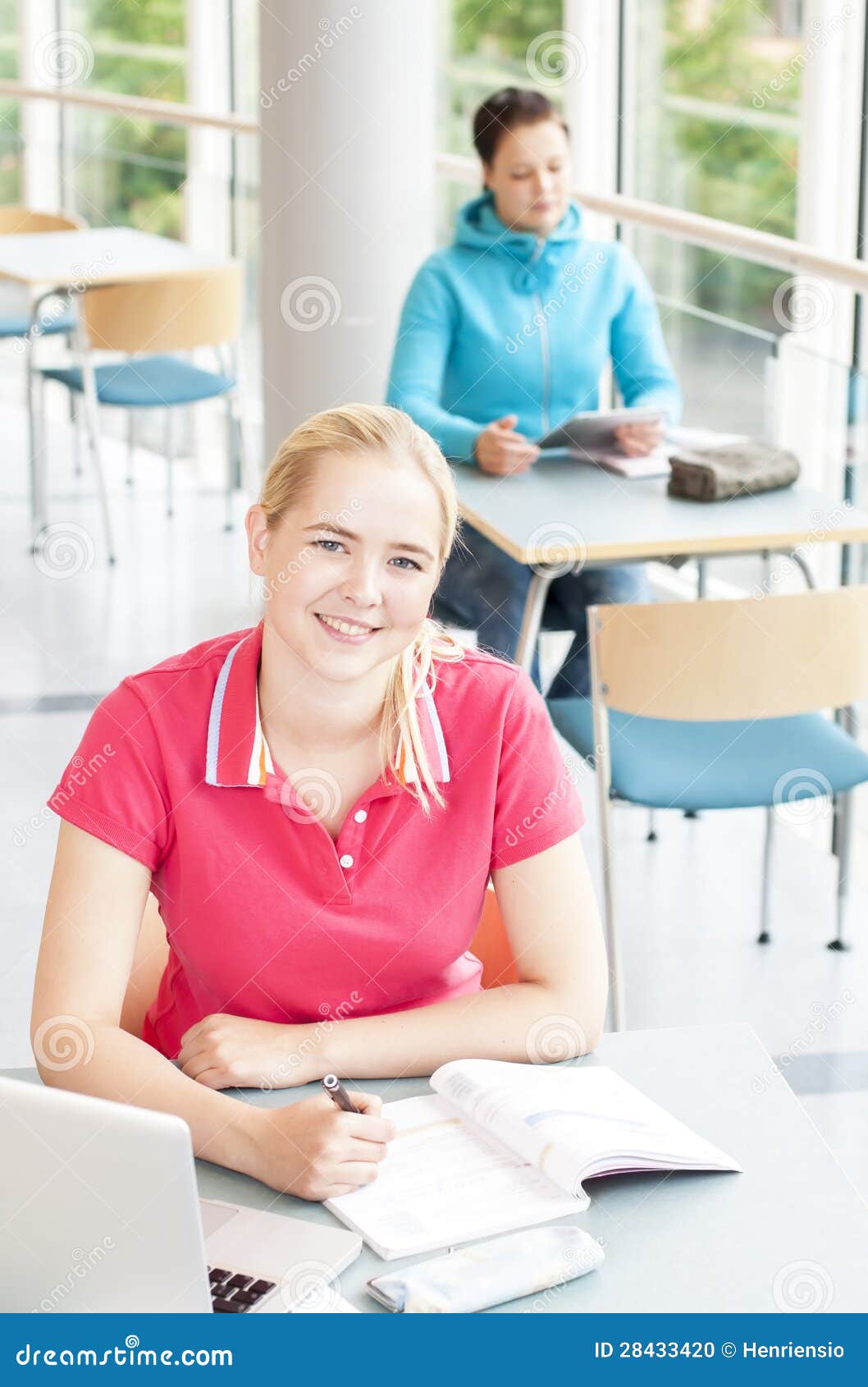 Students studying stock photo. Image of homework, book - 28433420