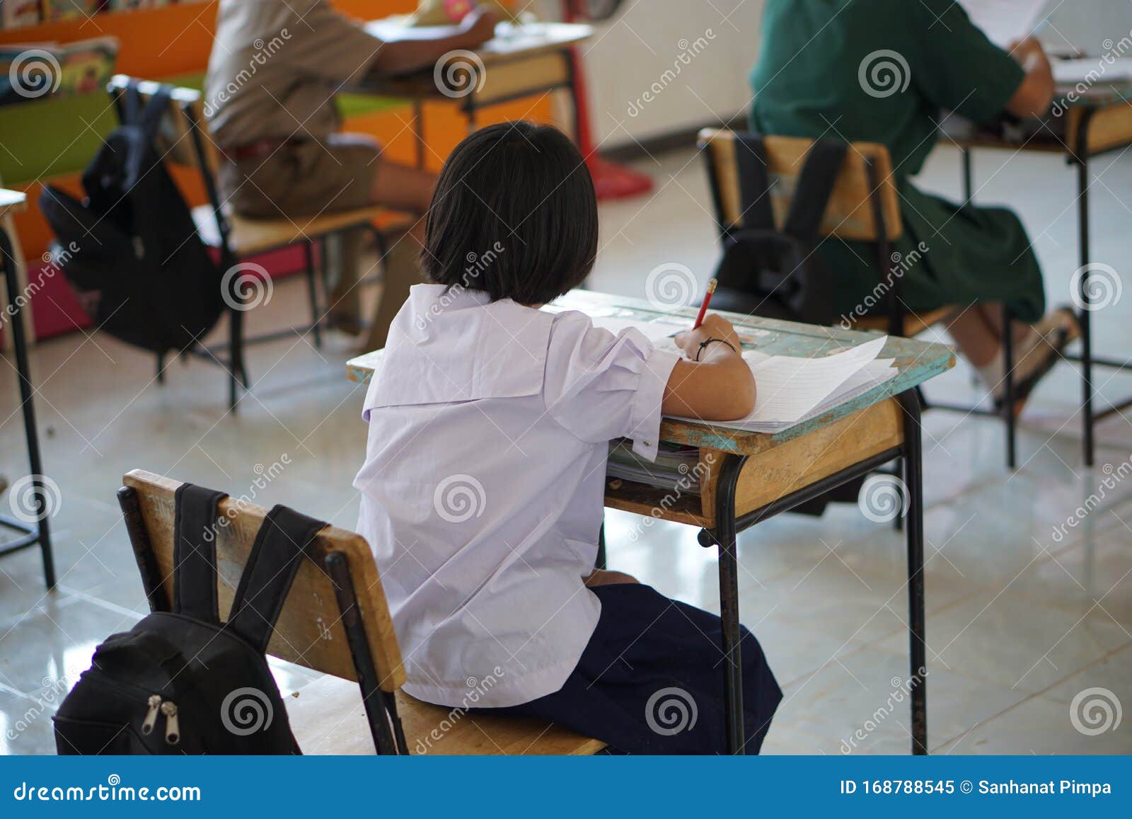 Students Studying in the Classroom Editorial Image - Image of classic ...
