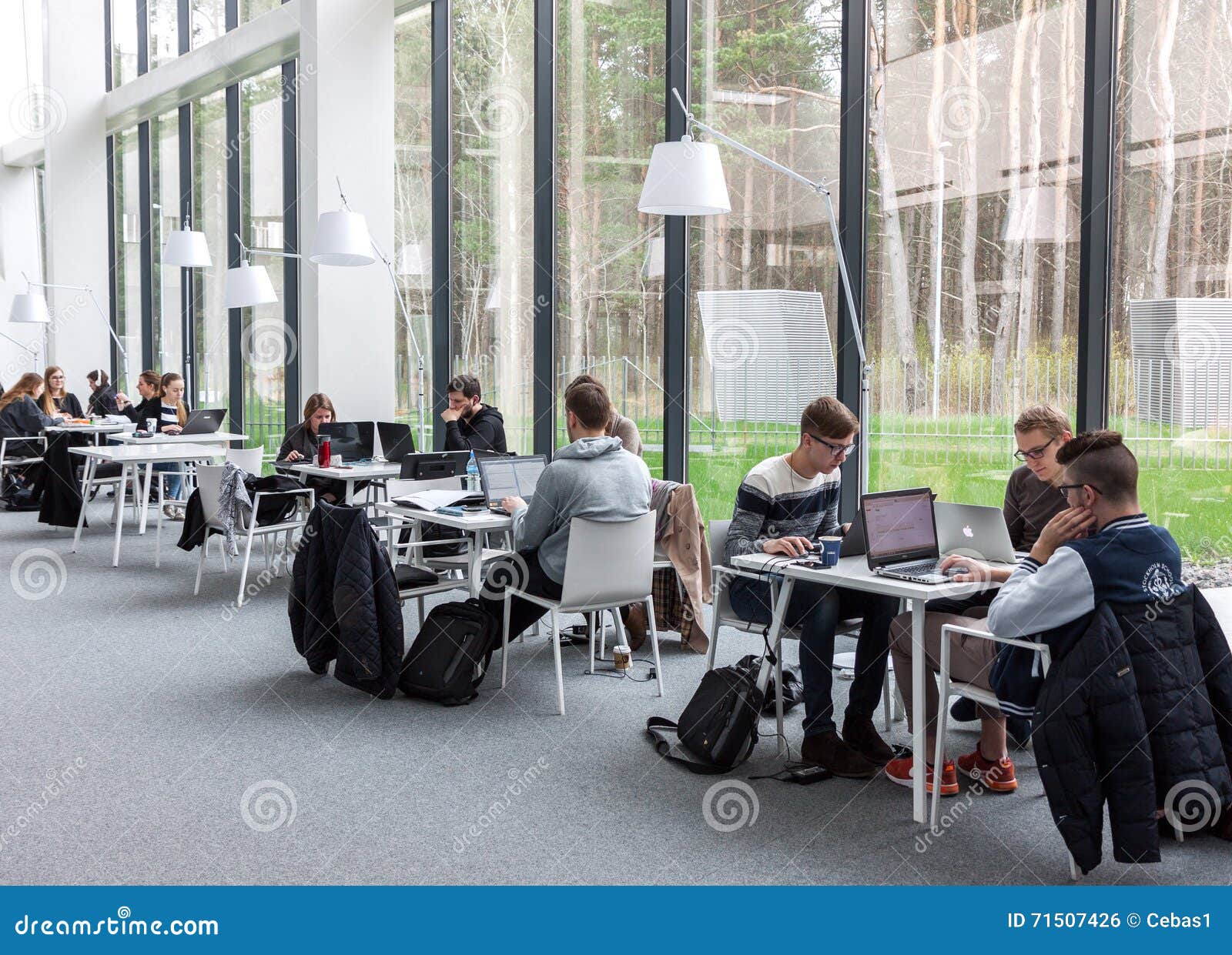 Students Studying at the Library Editorial Photo - Image of university ...
