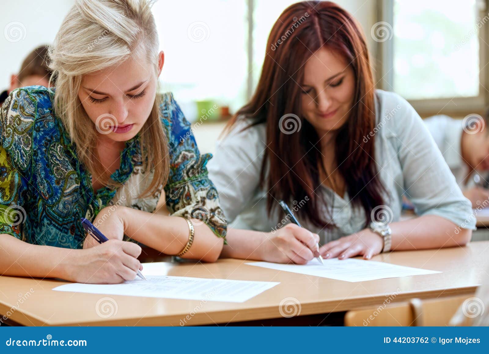 Students Taking Exam at the University Stock Photo - Image of ...