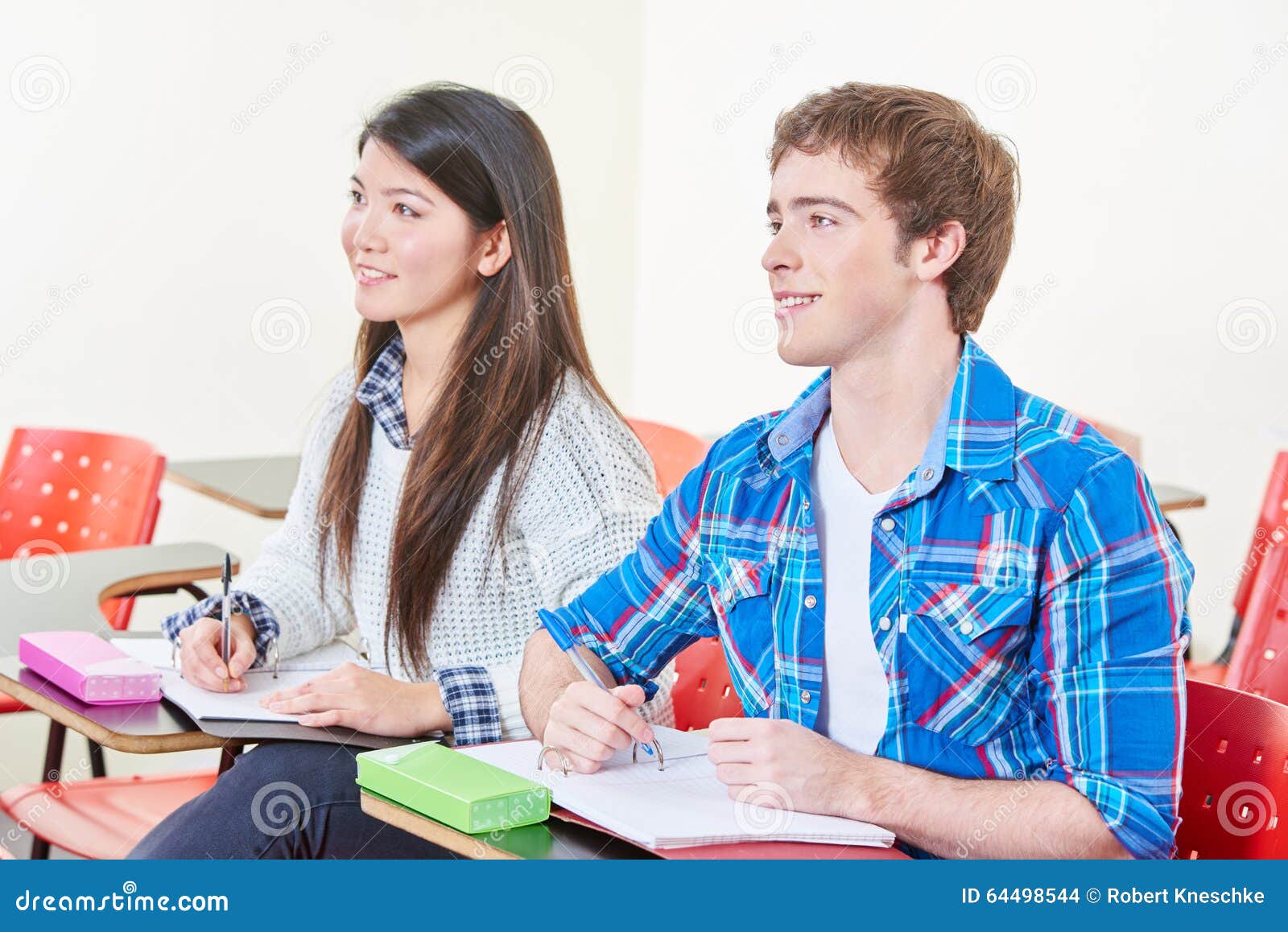 Students Taking Notes in Class Stock Photo - Image of people ...