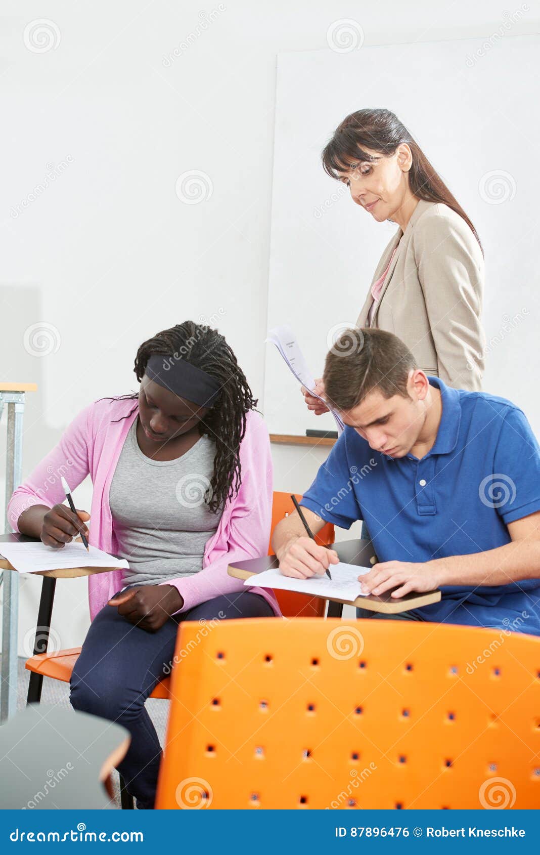 Students taking a test stock photo. Image of pupil, student - 87896476