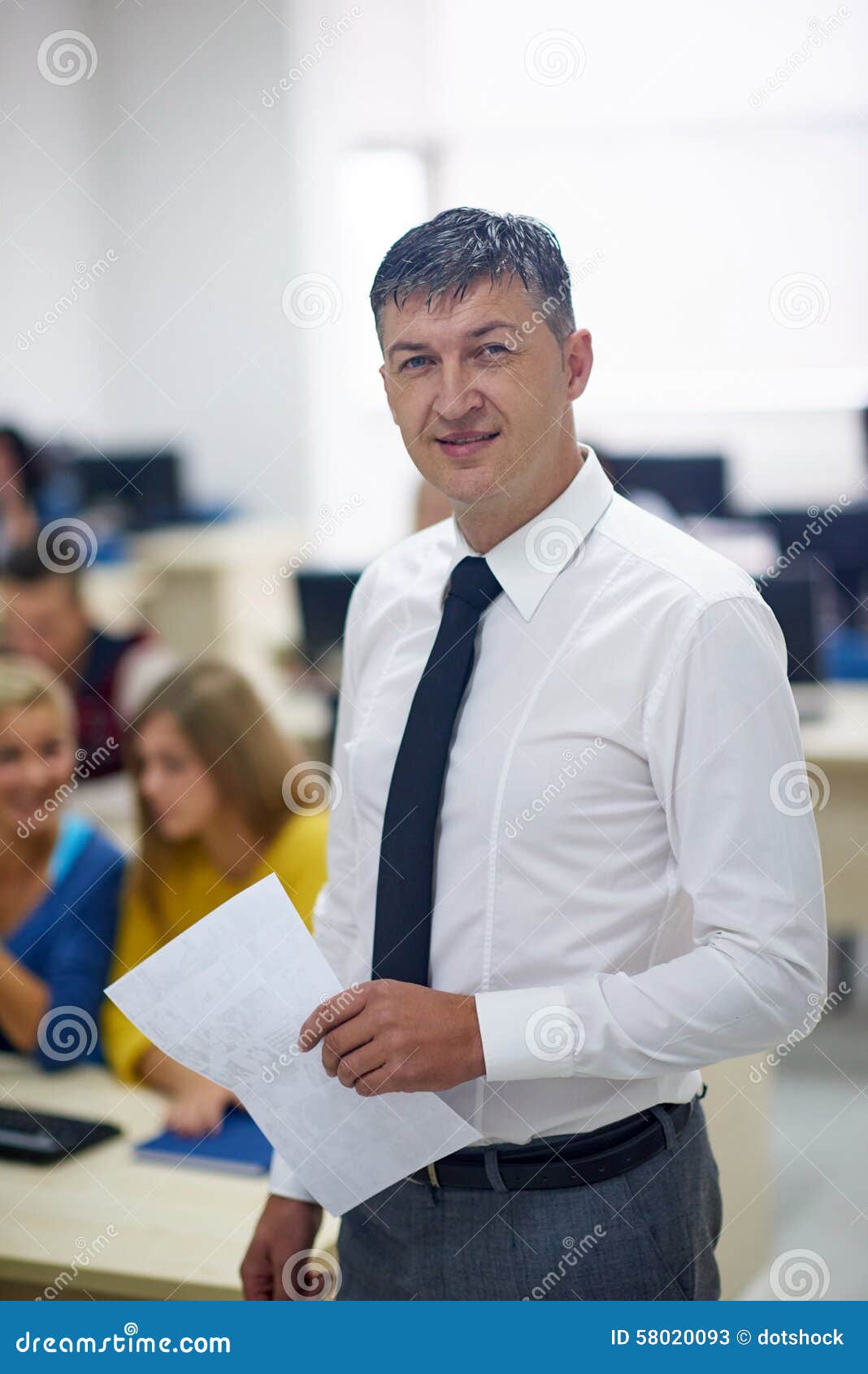 Students with Teacher in Computer Lab Classrom Stock Image - Image of ... Students with Teacher in Computer Lab Classrom Stock Image - Image of ...