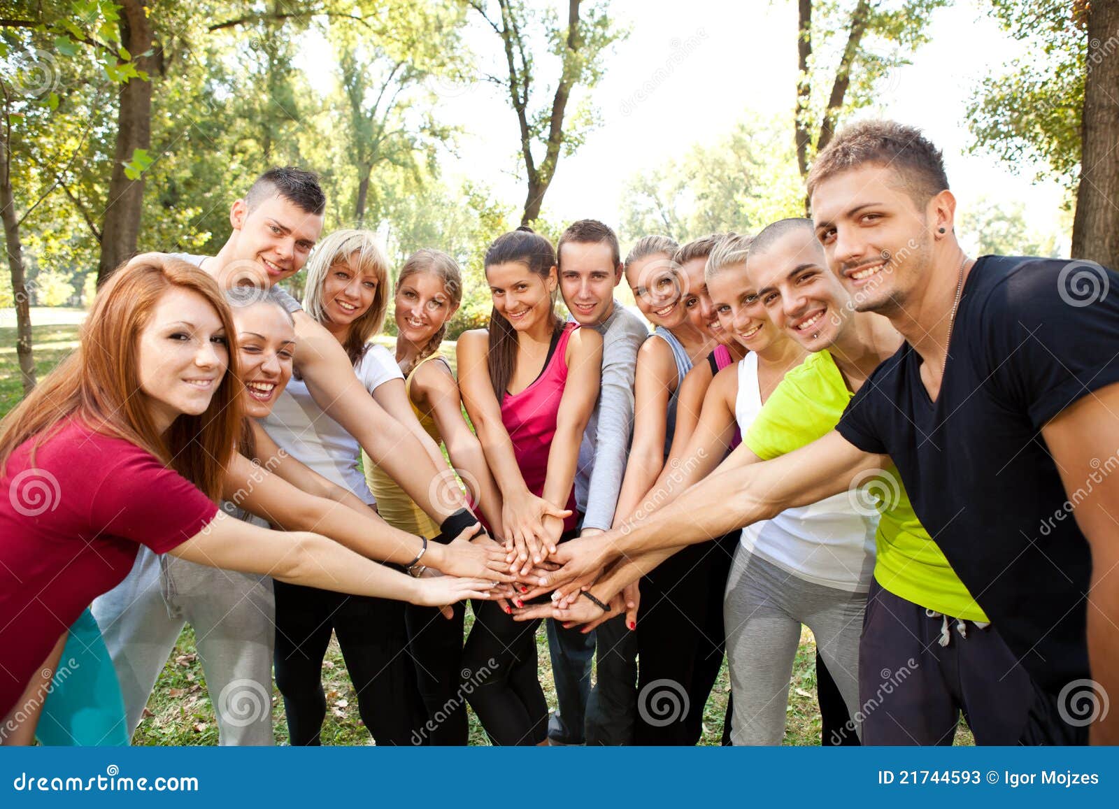 Students team stock image. Image of confidence, huddle - 21744593