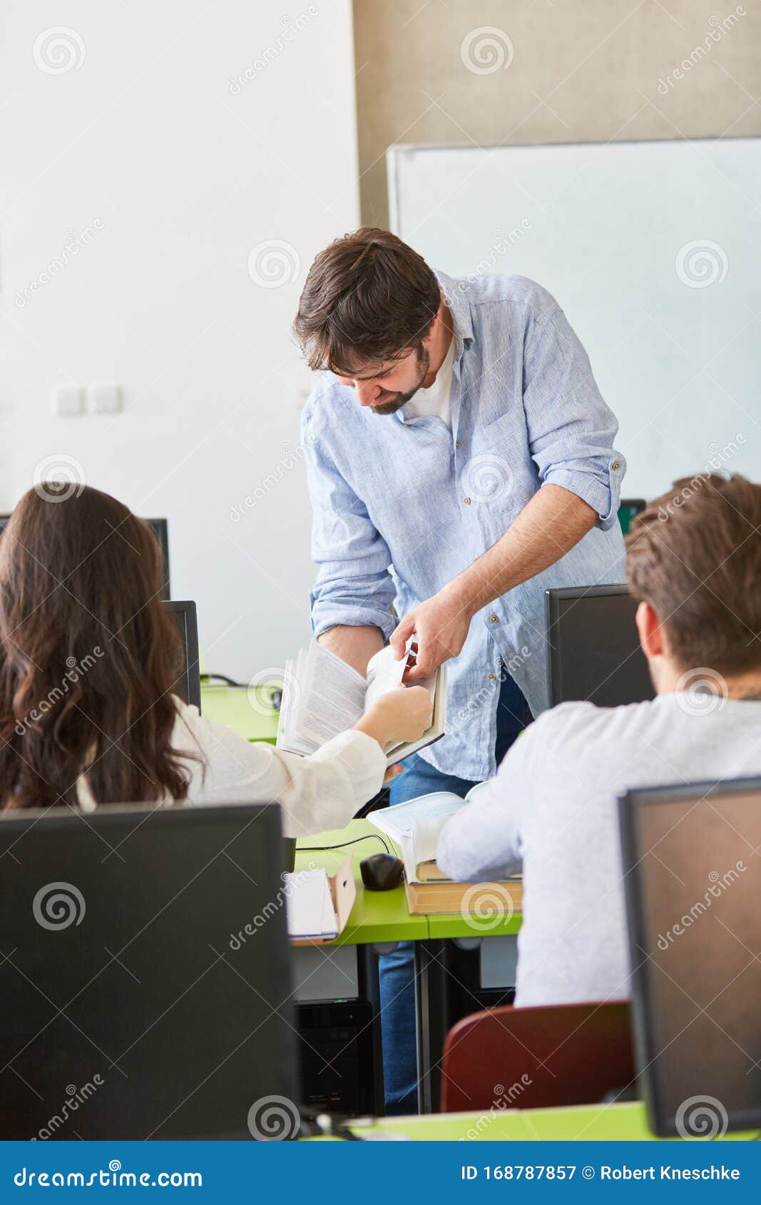 Students in Teamwork at Workshop Stock Image - Image of women, group ...