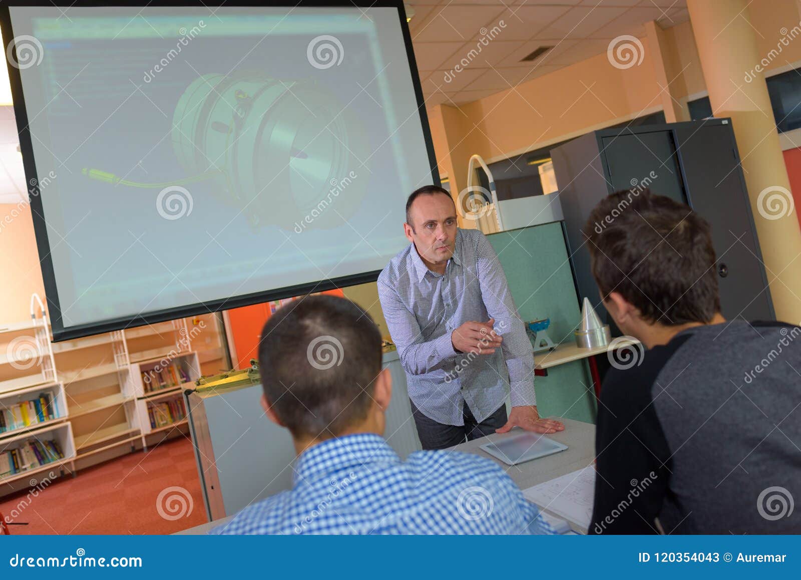 Students during Technical Class Stock Image - Image of bachelor ...