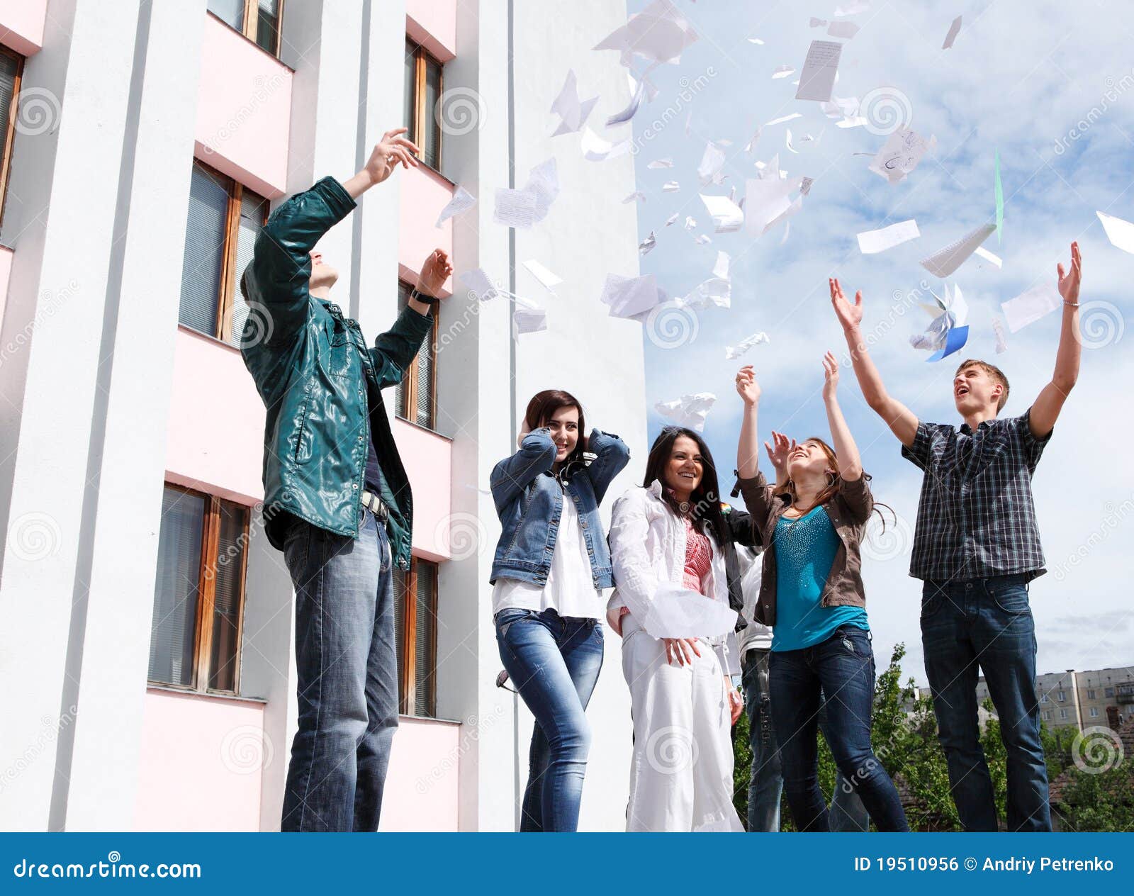 Students To Complete Academic Year Stock Photo - Image of student ...