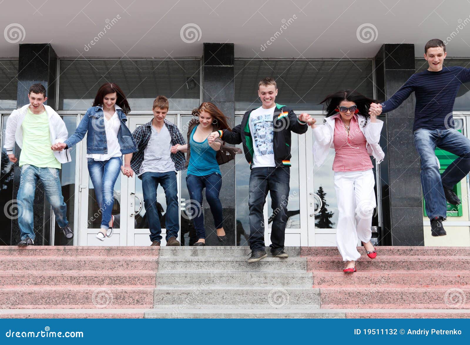 Students To Complete Academic Year Stock Photo - Image of expressive ...