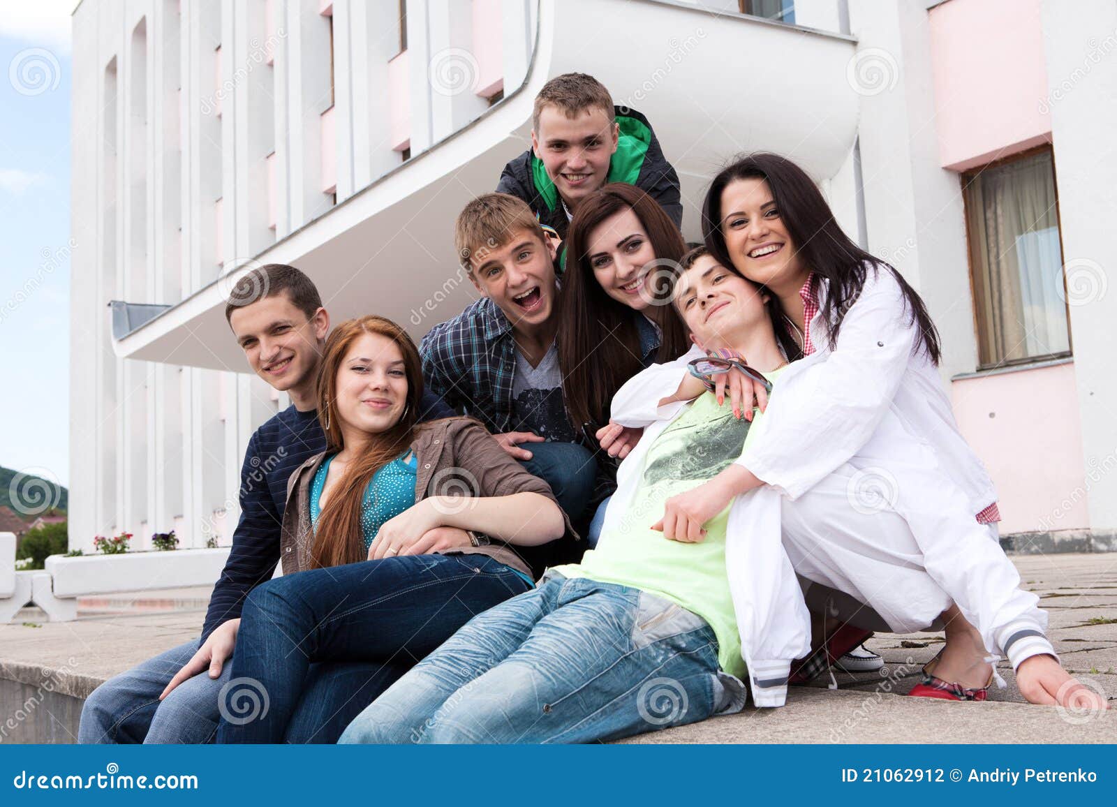 Students To Complete Academic Year Stock Photo - Image of group, copy ...