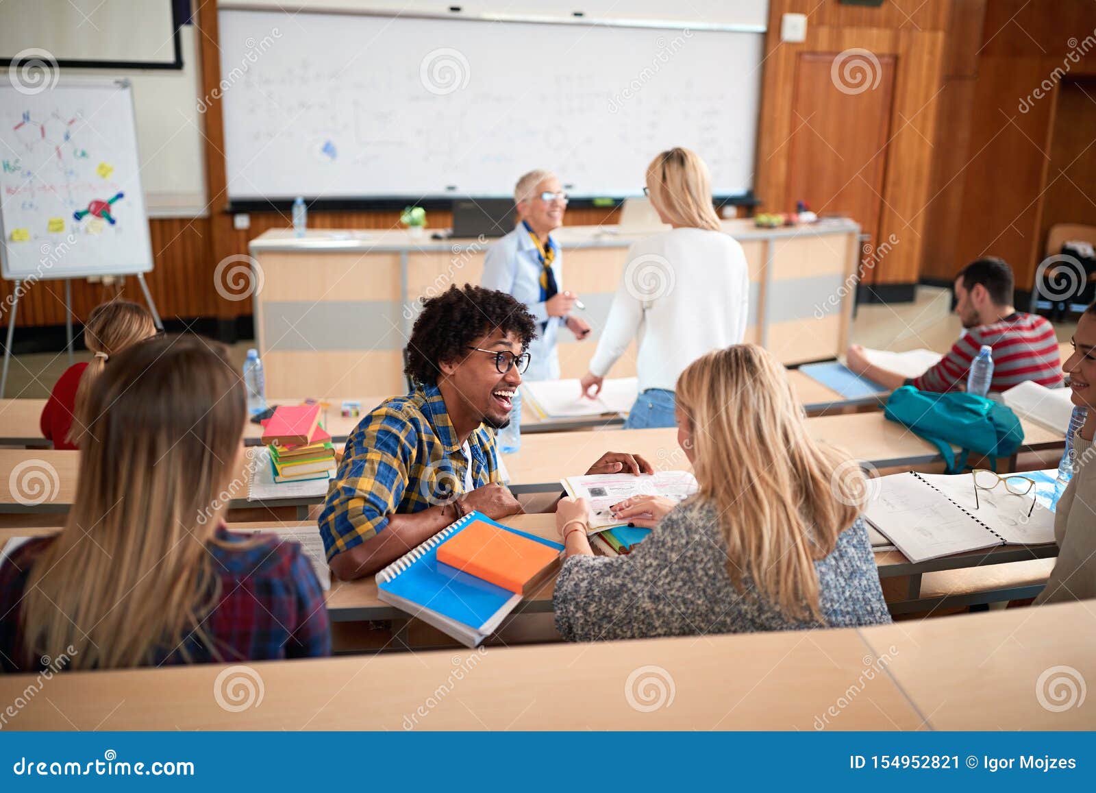 Students on Training Class with Lecturer Stock Image - Image of class ...