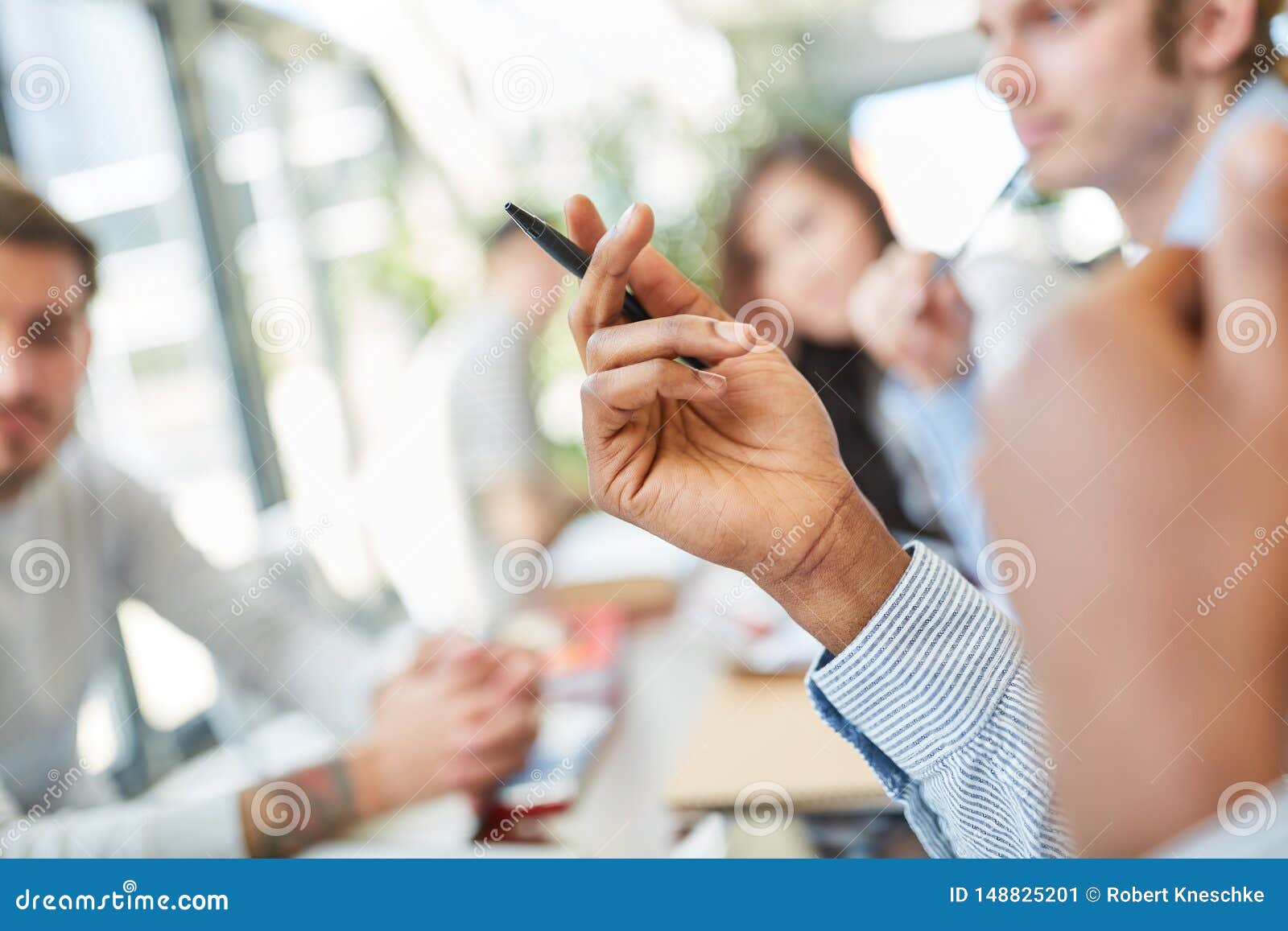 Students in University Discussion Stock Image - Image of work, team ...