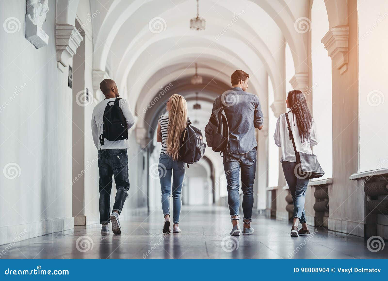 Students in university stock photo. Image of modern, beautiful - 98008904