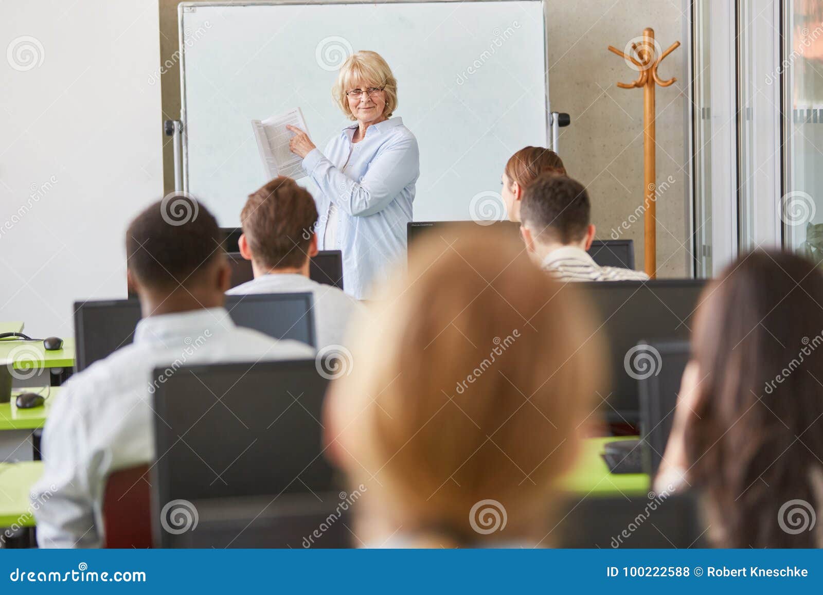 Students in University Seminar Stock Photo - Image of woman, trainee ...