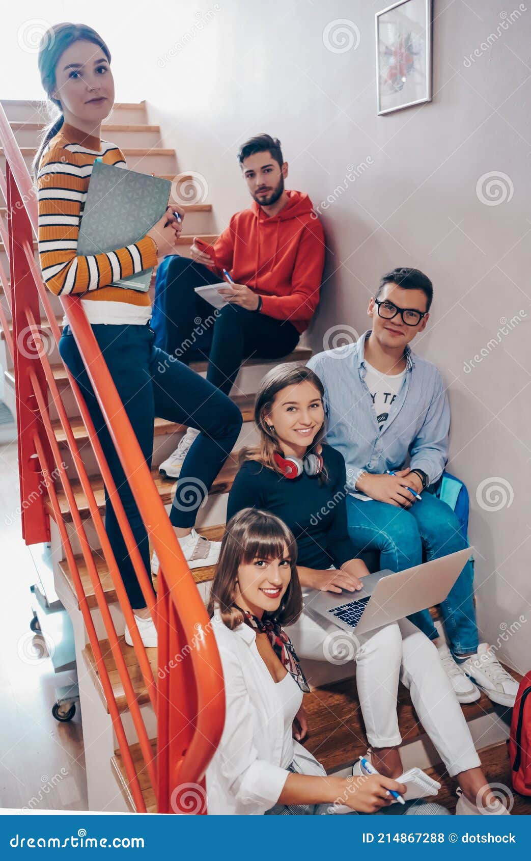 Students Use Modern Technology in School To Create Projects Stock Photo ...