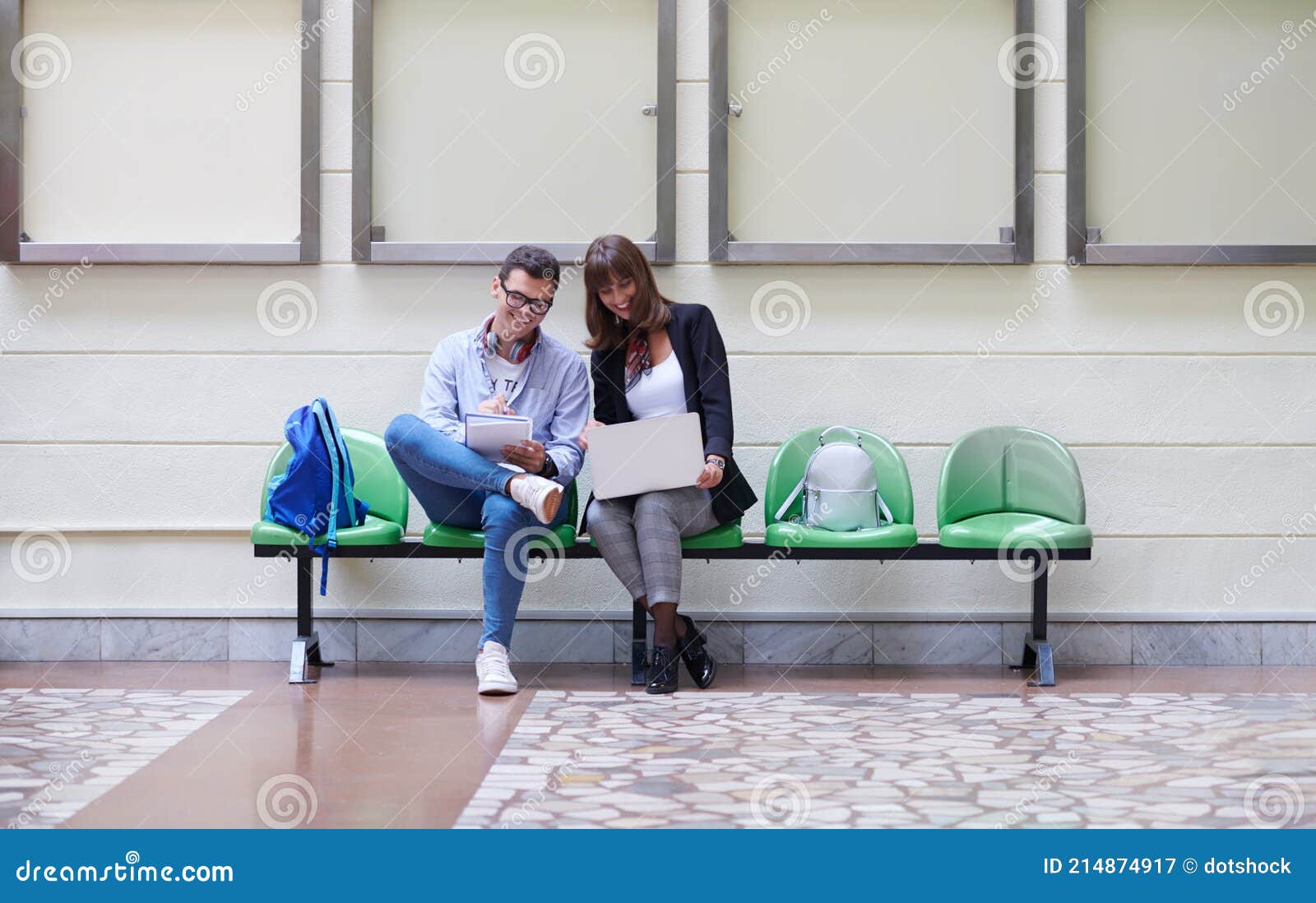 Students Use Modern Technology in School To Create Projects Stock Image ...