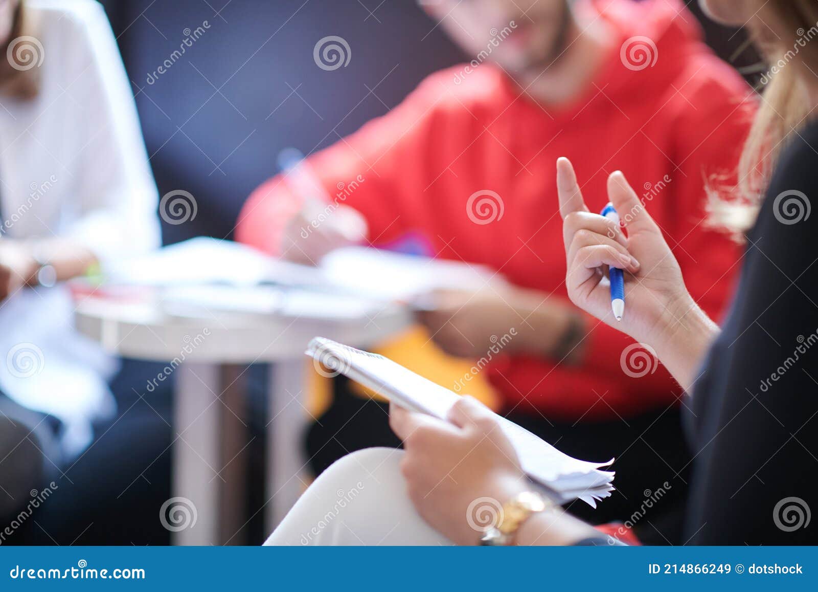 Students Using Modern Technology for School Project Stock Image - Image ...
