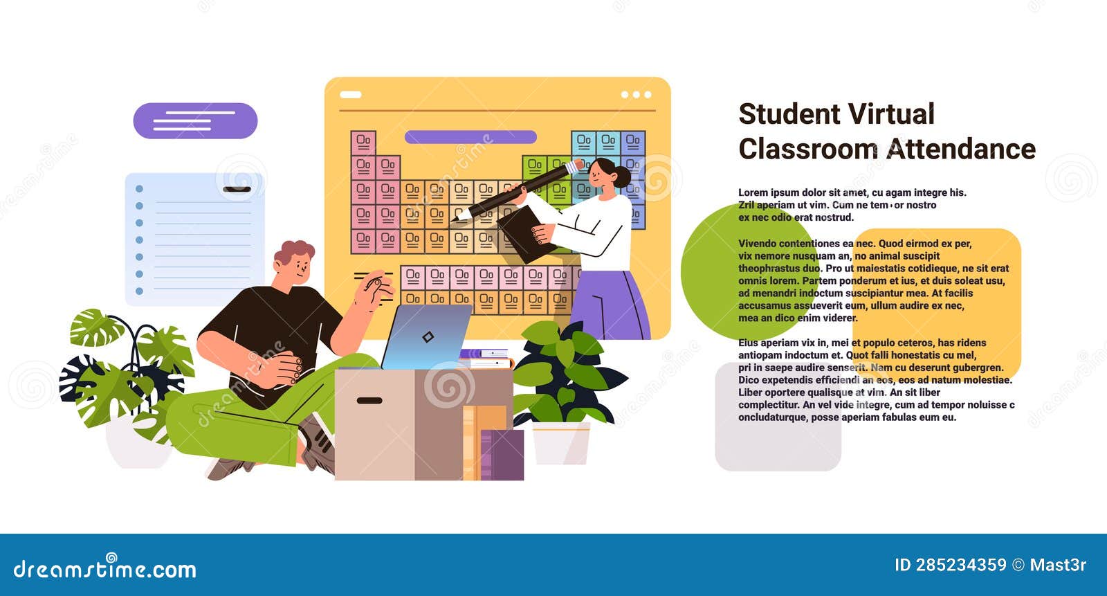 Students In Virtual Classroom Using Smart Interactive Board Virtual ... Students In Virtual Classroom Using Smart Interactive Board Virtual ...