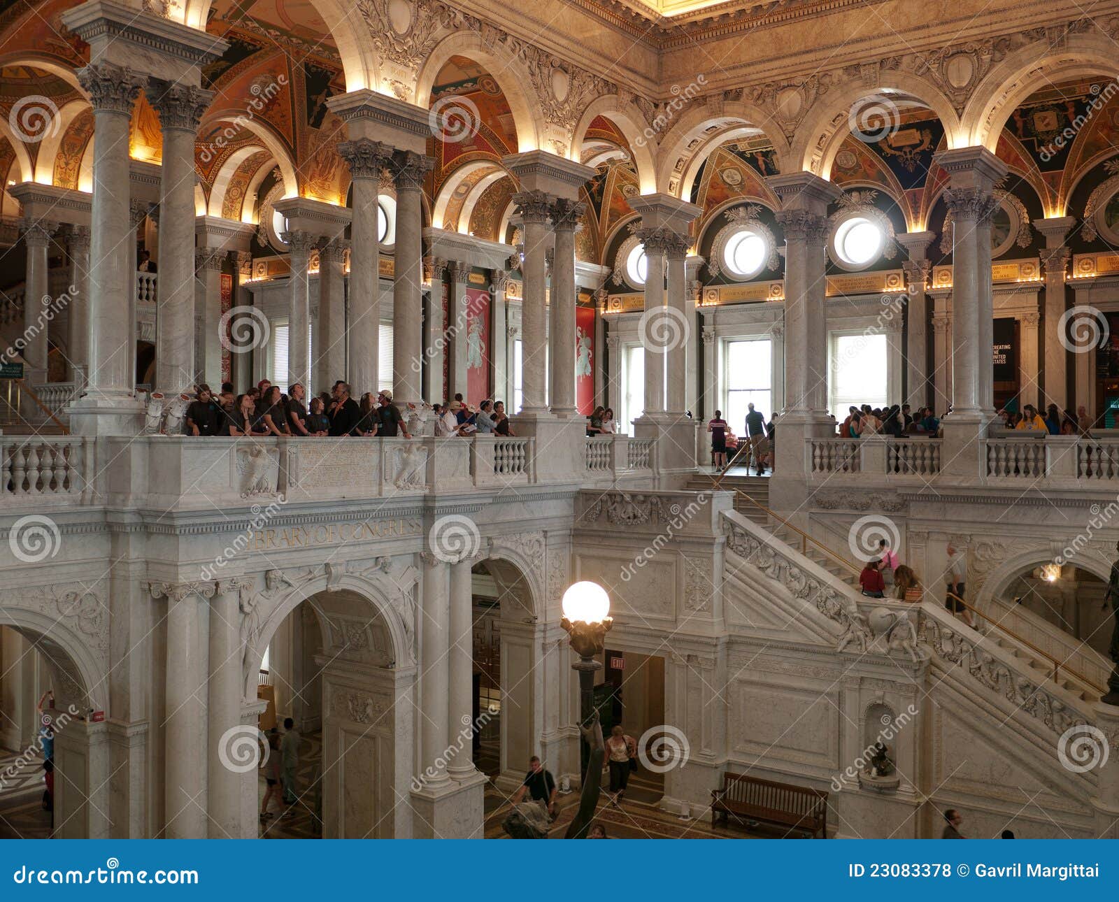 Students Visiting the Library of Congress Editorial Stock Photo - Image ...