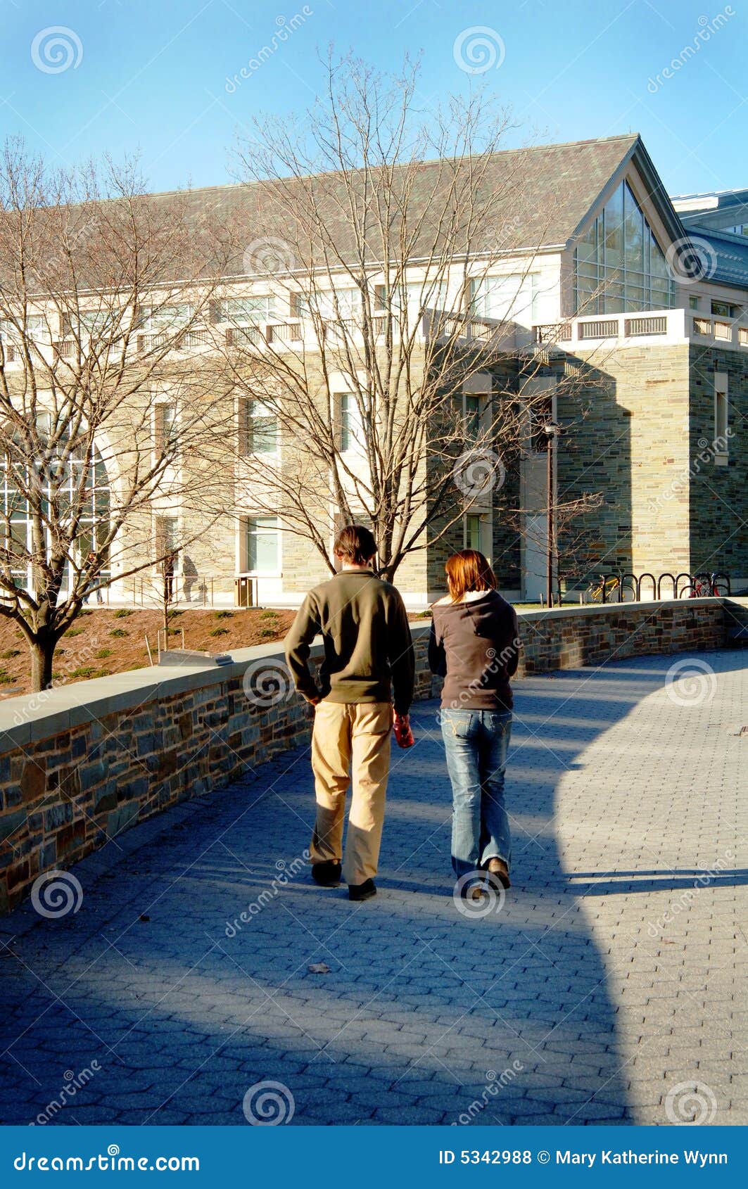 Students walking on campus stock photo. Image of outside - 5342988