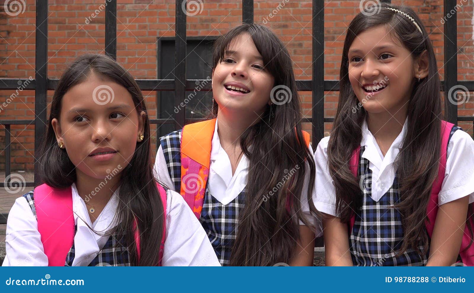 Students Wearing School Uniforms Stock Photo - Image of education ...