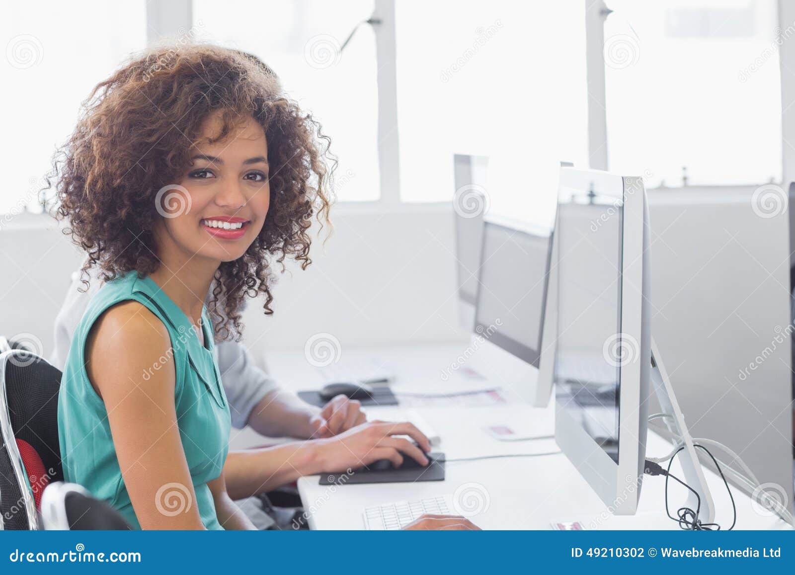 Students Working in Computer Room Stock Photo - Image of class, campus ...