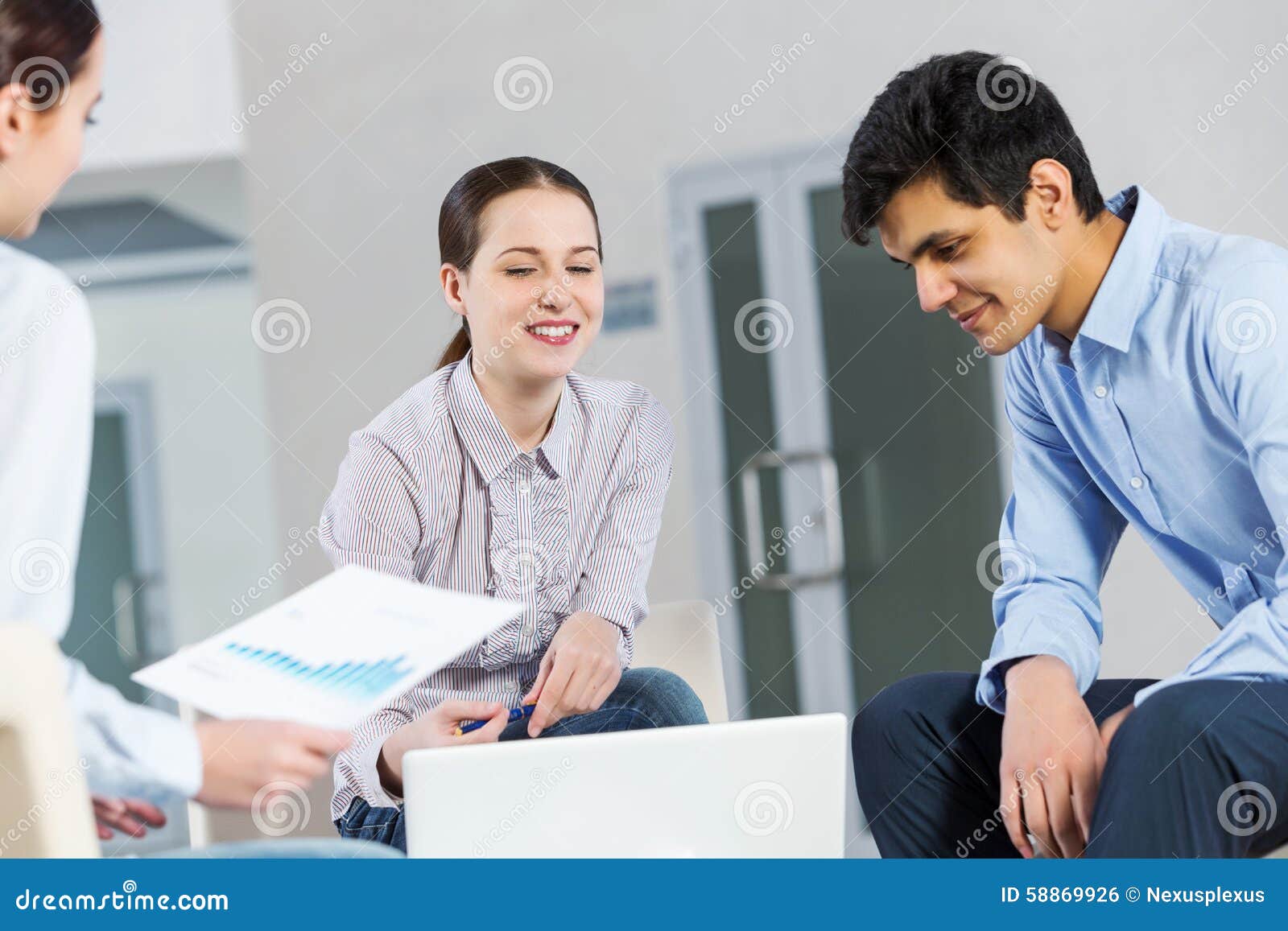 Students Working in Cooperation Stock Photo - Image of friends ...