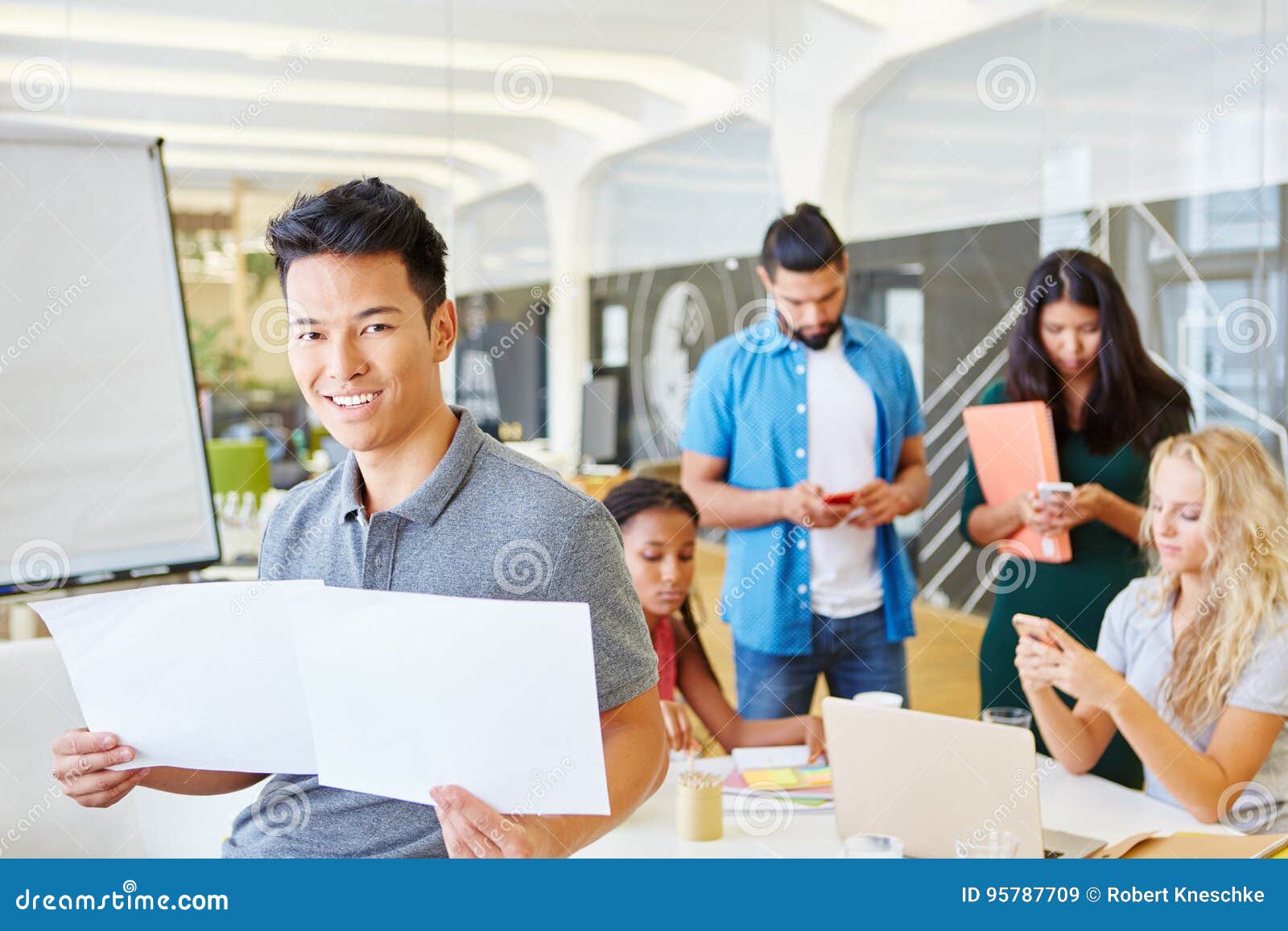 Students Working on Workshop Stock Image - Image of team, workshop ...