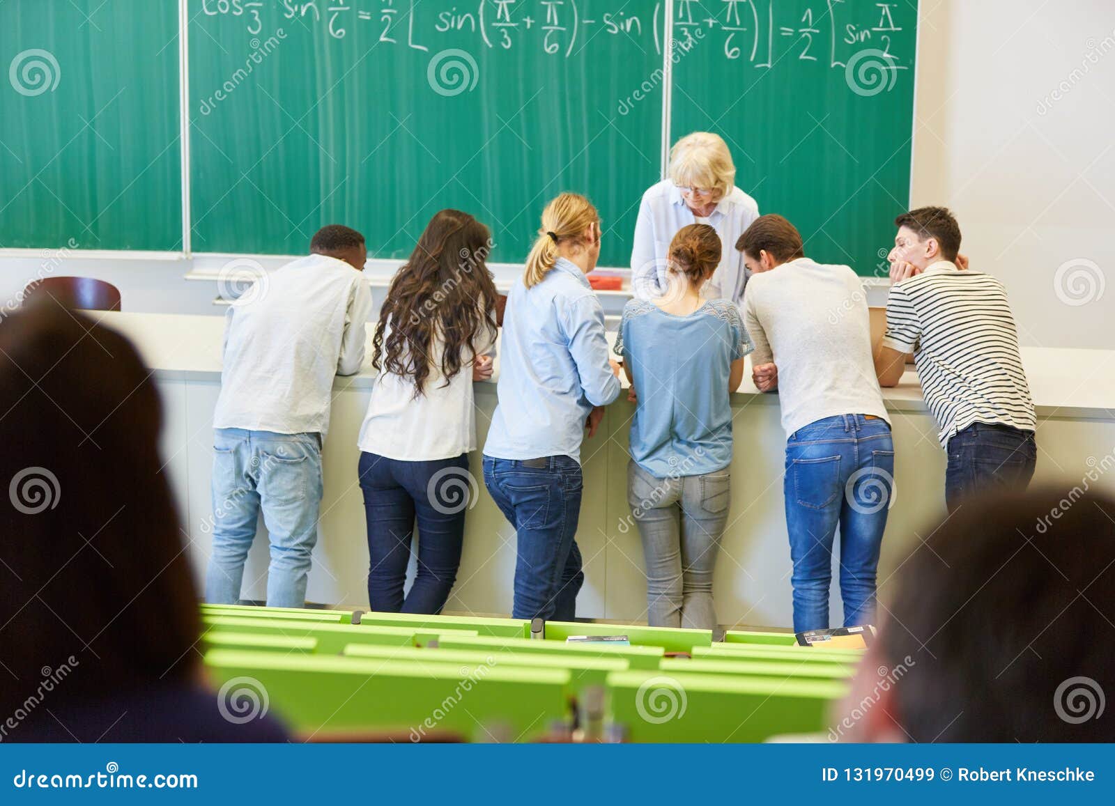 Students in Workshop Learn about Team Work Stock Image - Image of ...