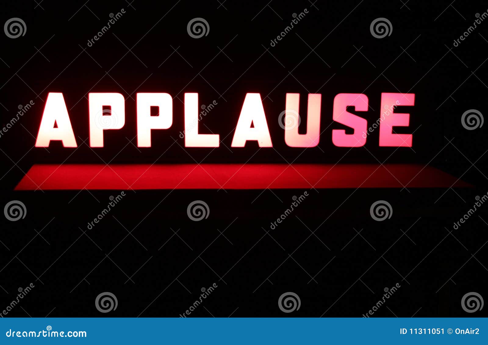 Studio Applause Sign stock image. Image of encouragement - 11311051
