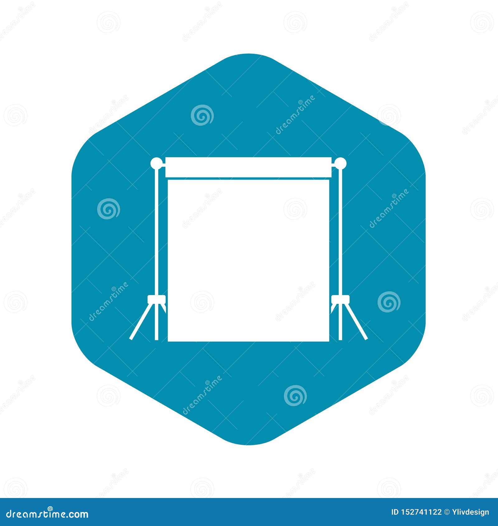 Studio Backdrop Icon, Simple Style Stock Vector - Illustration of ...