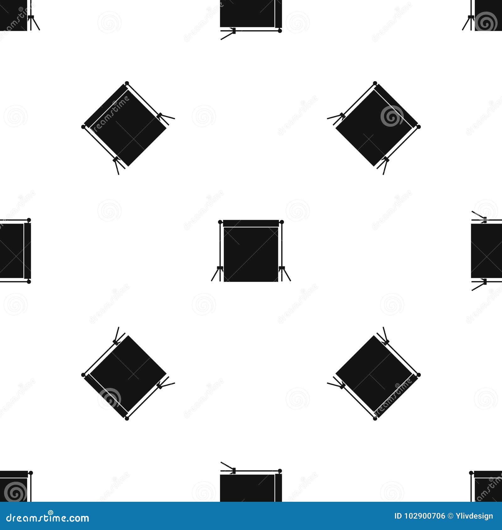 Studio Backdrop Pattern Seamless Black Stock Vector - Illustration of ...