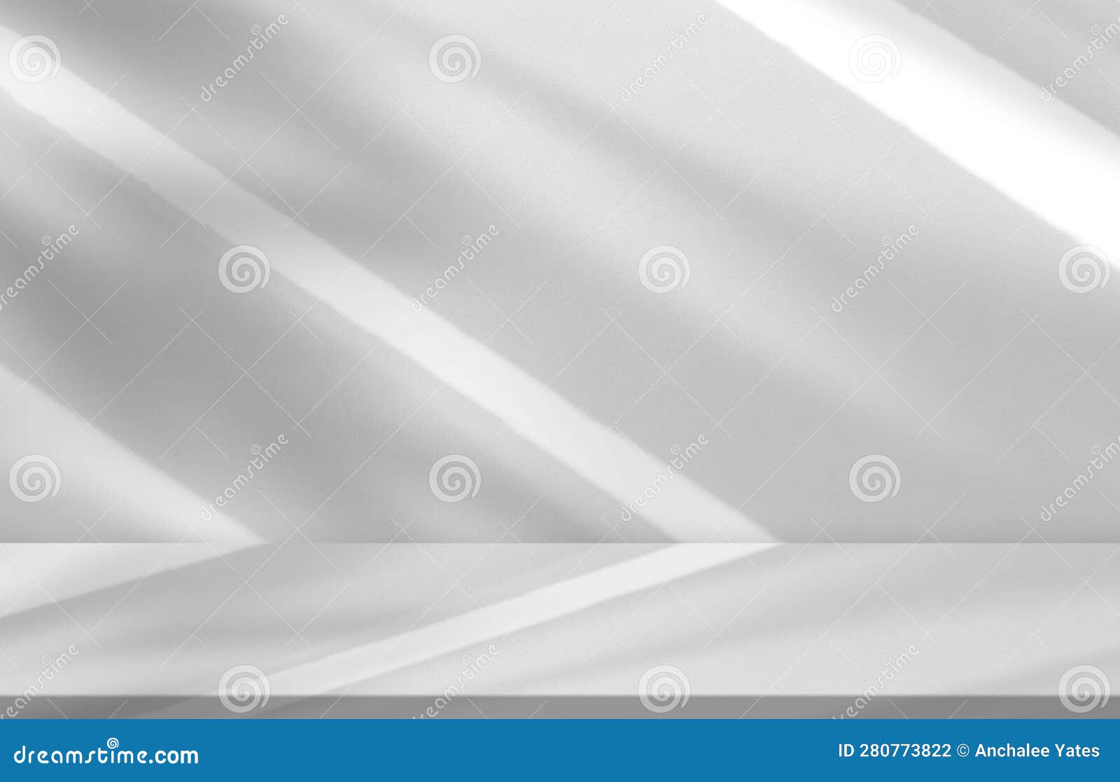 Studio Background,Shadow Striped Diagonal Sun Light Reflection on White ...