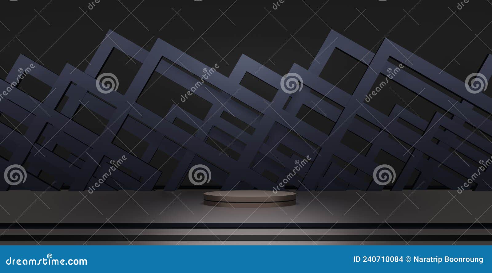 Studio Background Shiny Square Base Backdrop for Product Display 3D ...