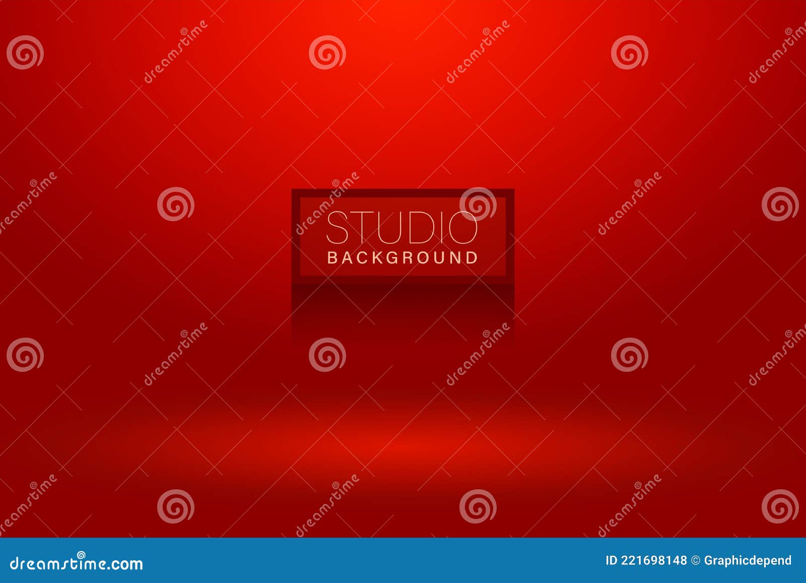 Studio Background, Red Abstract Studio Room Background Concept, Red ...