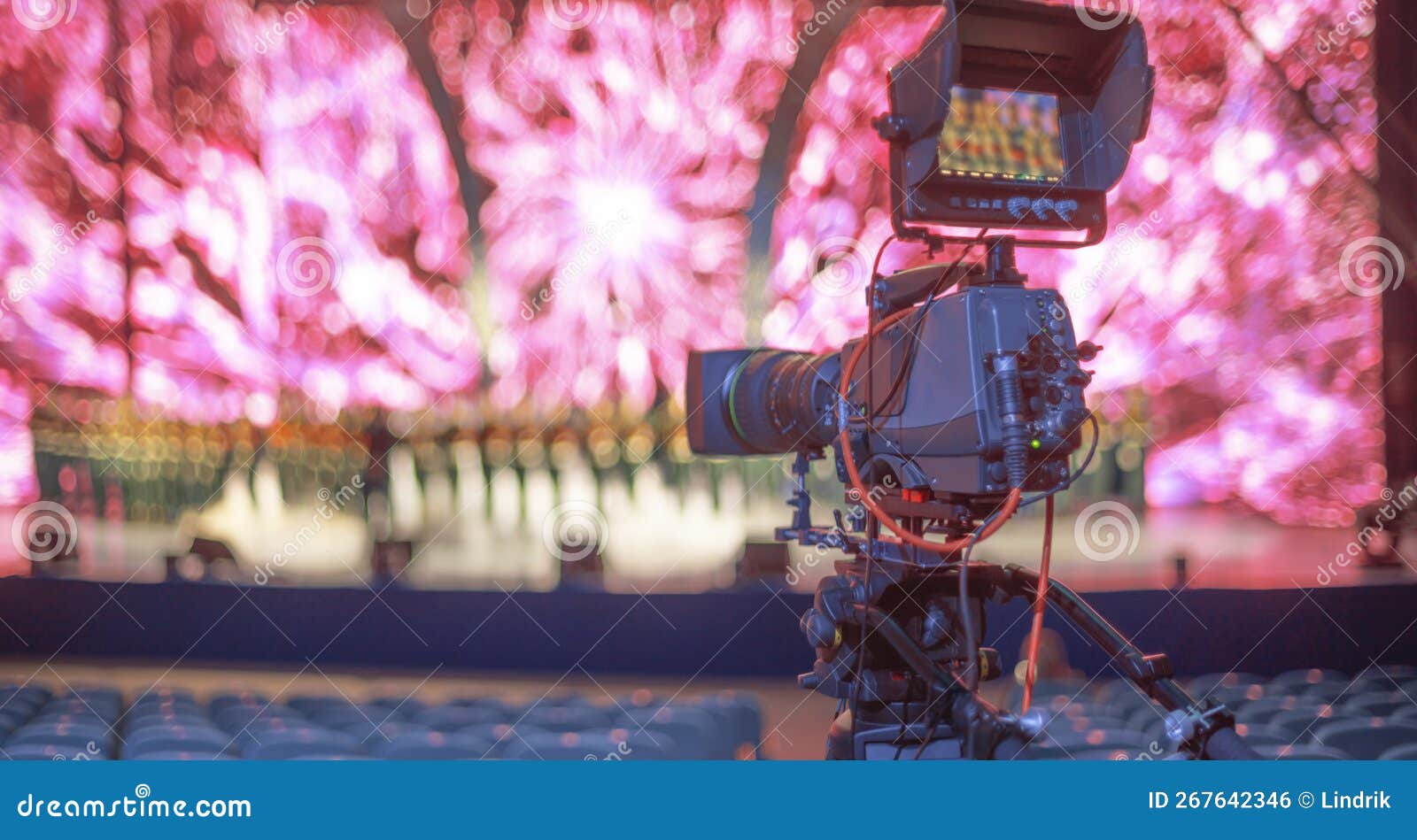 Studio Camera at the Concert Stock Photo - Image of media, channel ...