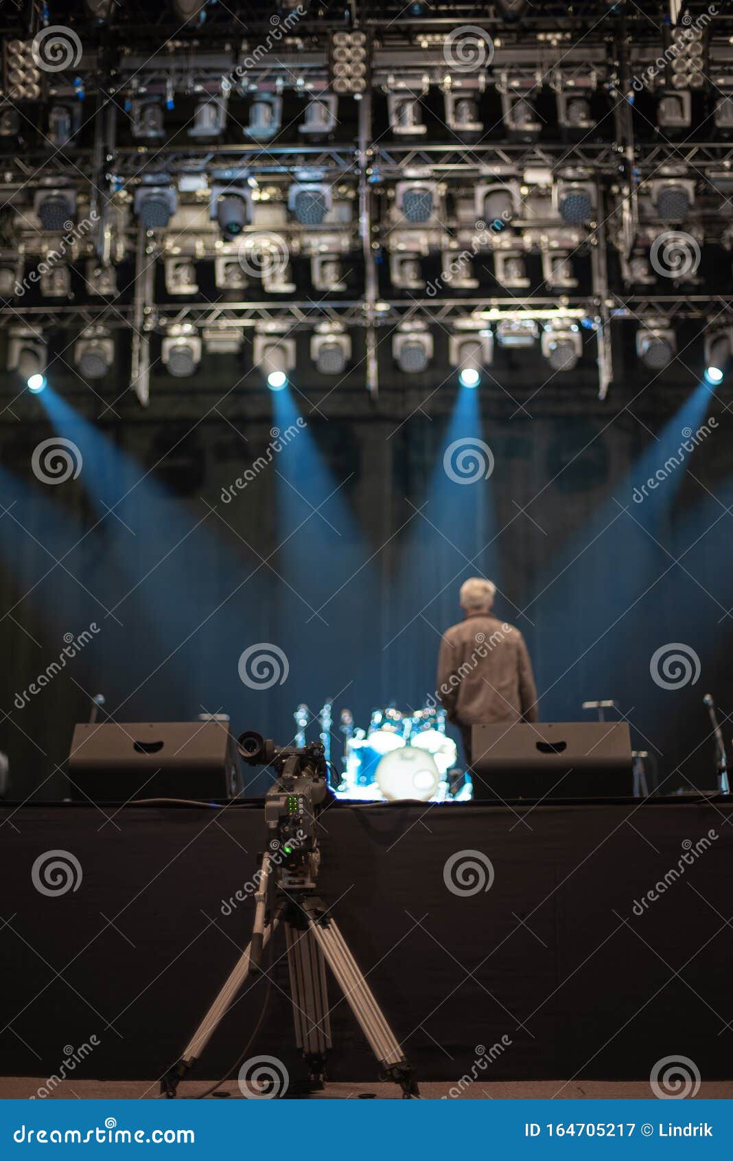 Studio Camera at the Concert Stock Image - Image of hall, lens: 164705217