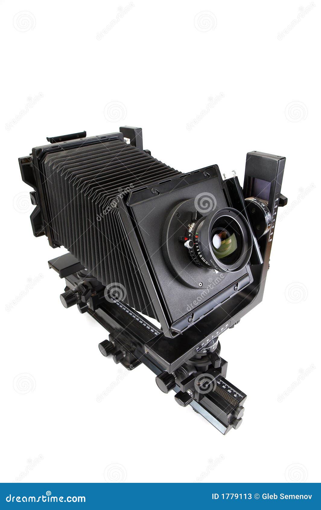 The Studio Camera for a Sheet Film Stock Image - Image of photographic ...