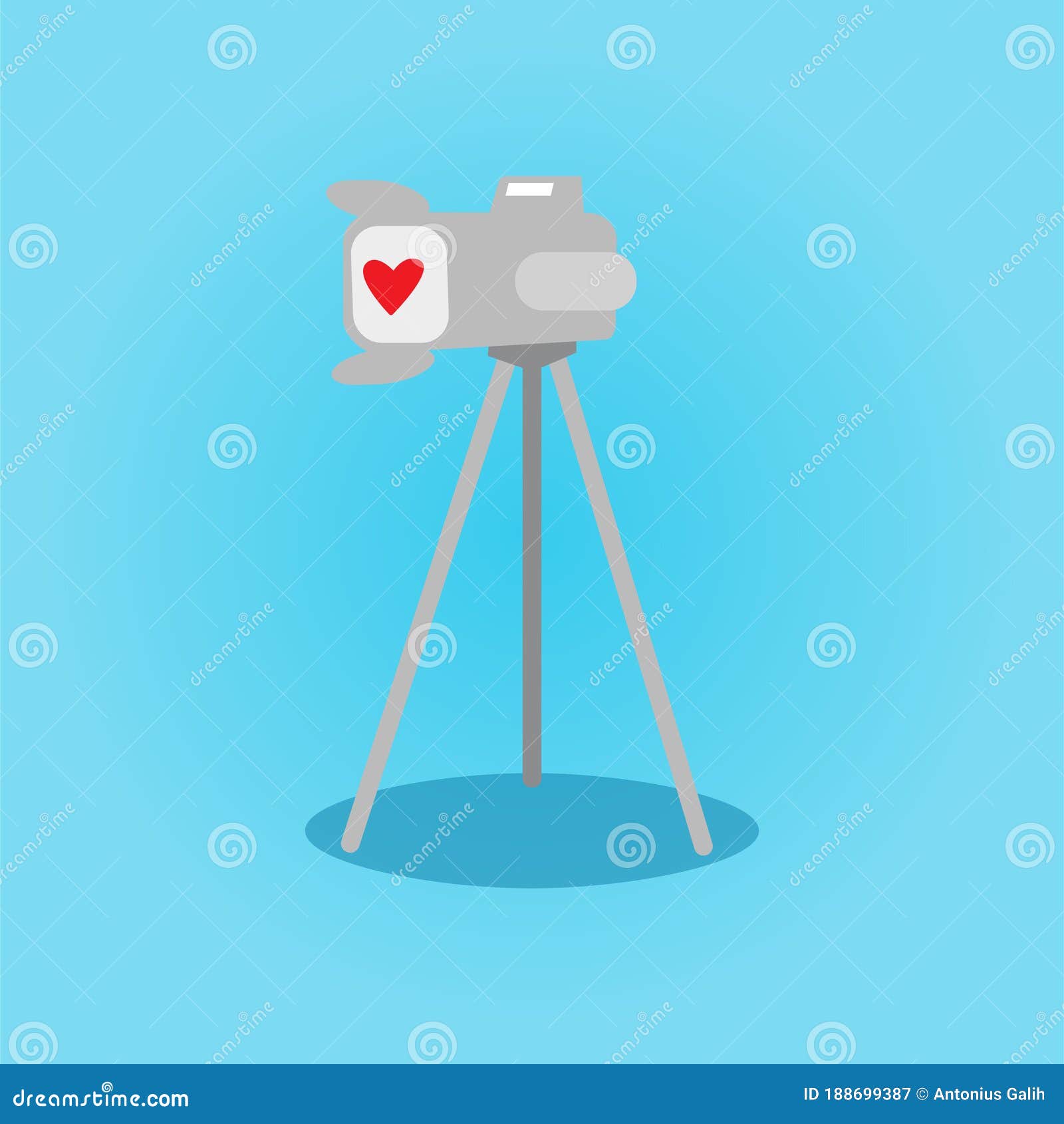Studio Camera Vector Illustration. Movie Equipment Stock Vector ...