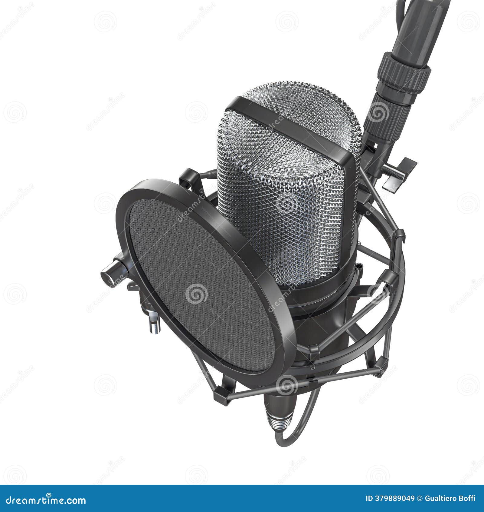 Condenser Microphone Silhouette Stock Photo | CartoonDealer.com #274982406