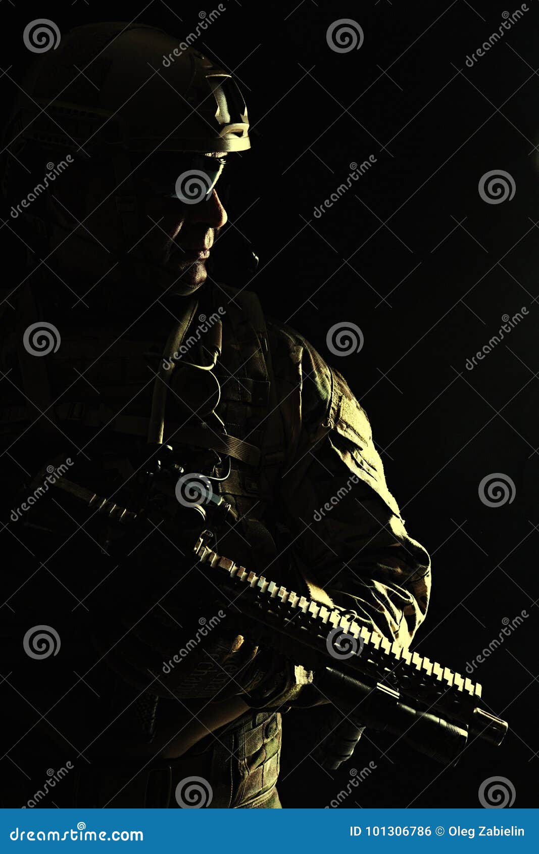 Spec ops Operator stock photo. Image of military, contour - 101306786