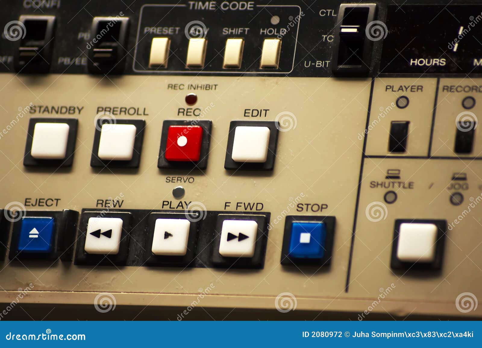 Studio controls stock photo. Image of switch, screen, button - 2080972